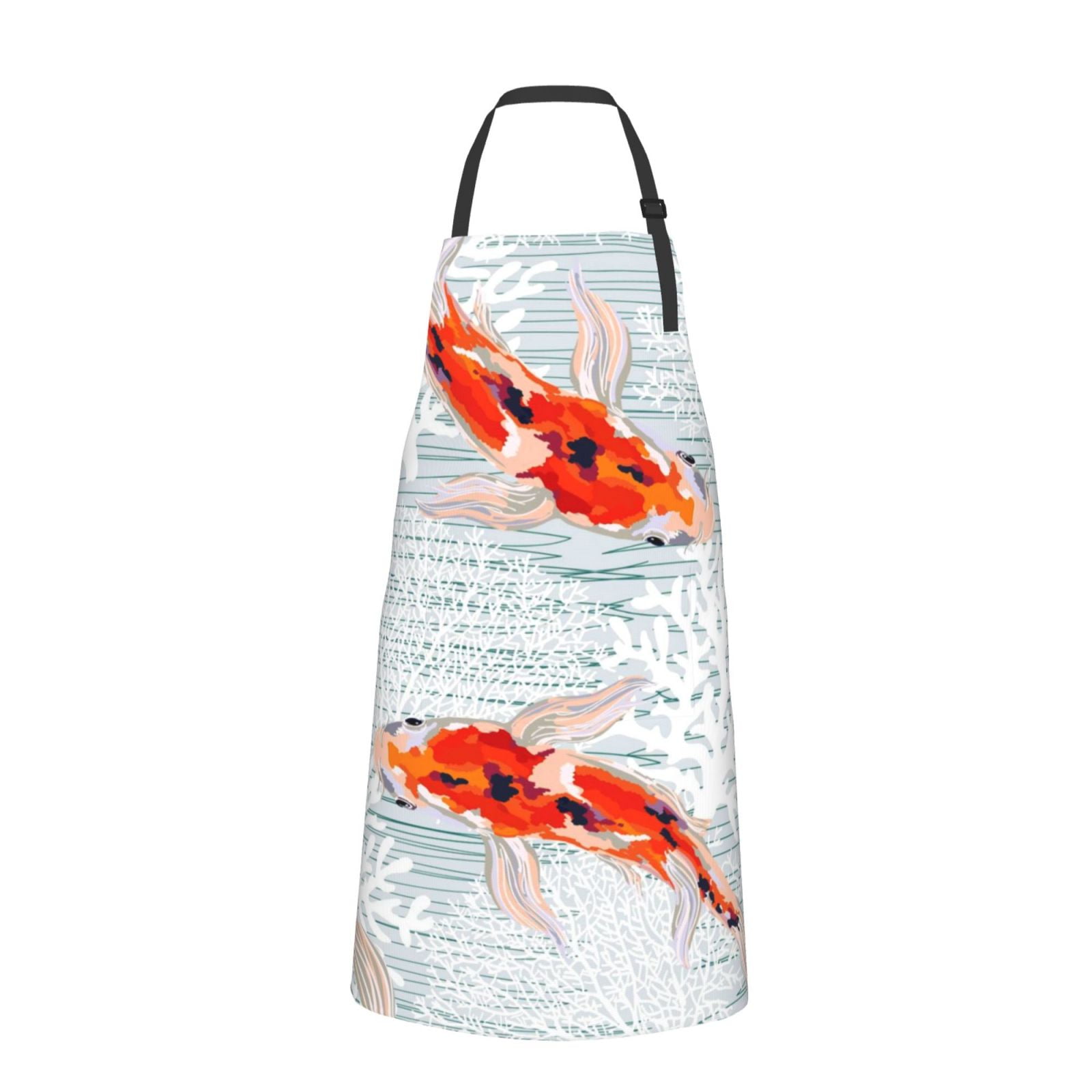 Bingfone Koi Fish Corals,Spring Summer Apron Gifts For Men, Women ...