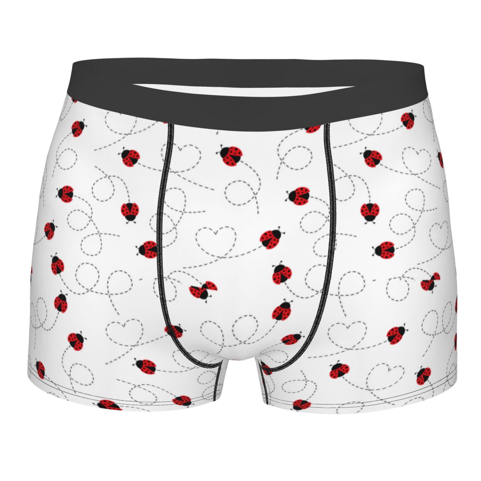 Bingfone Ladybugs Flying On Dotted Route Men's Underwear - Casual ...