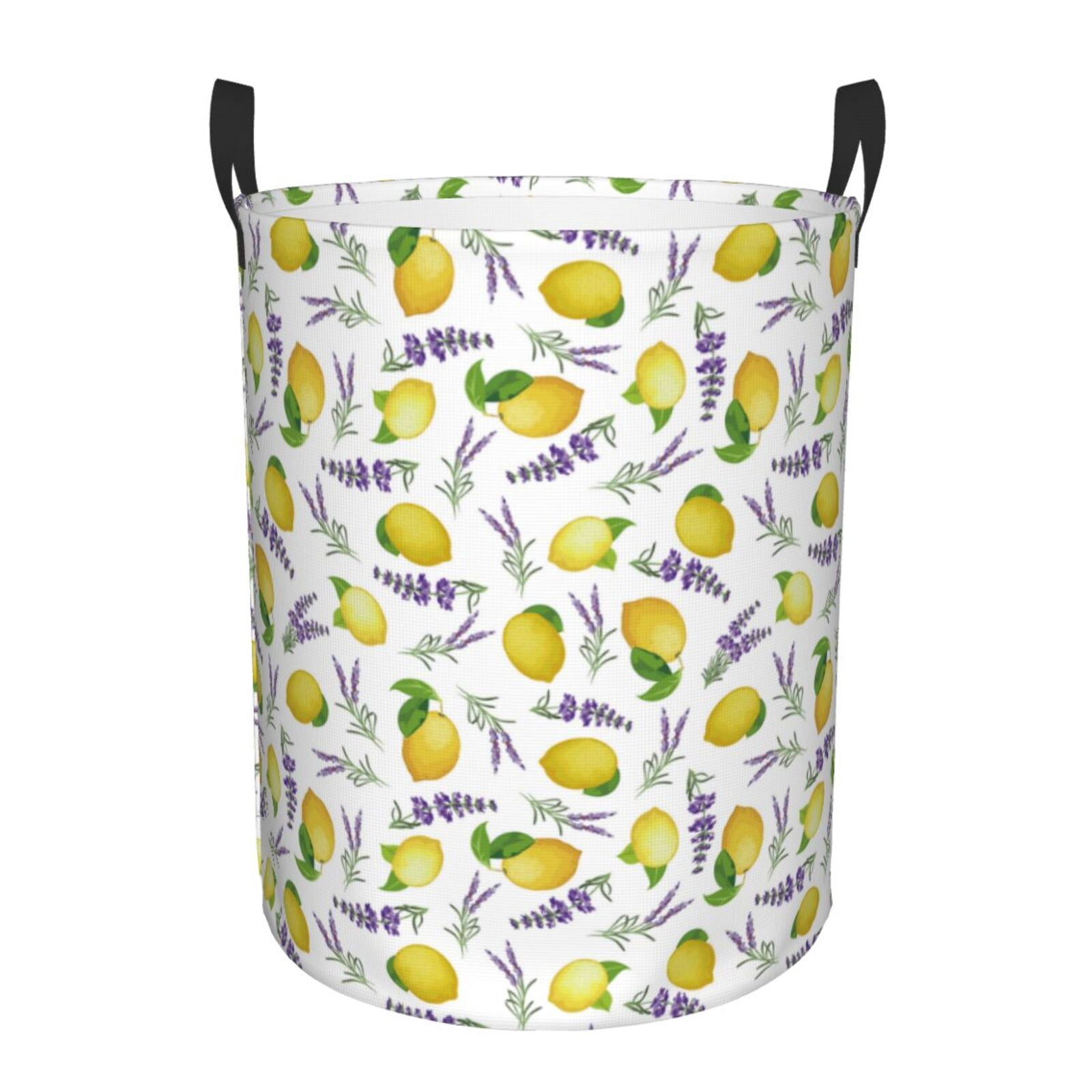 Bingfone Lavender Flowers Waterproof Foldable Laundry Hamper Bucket ...