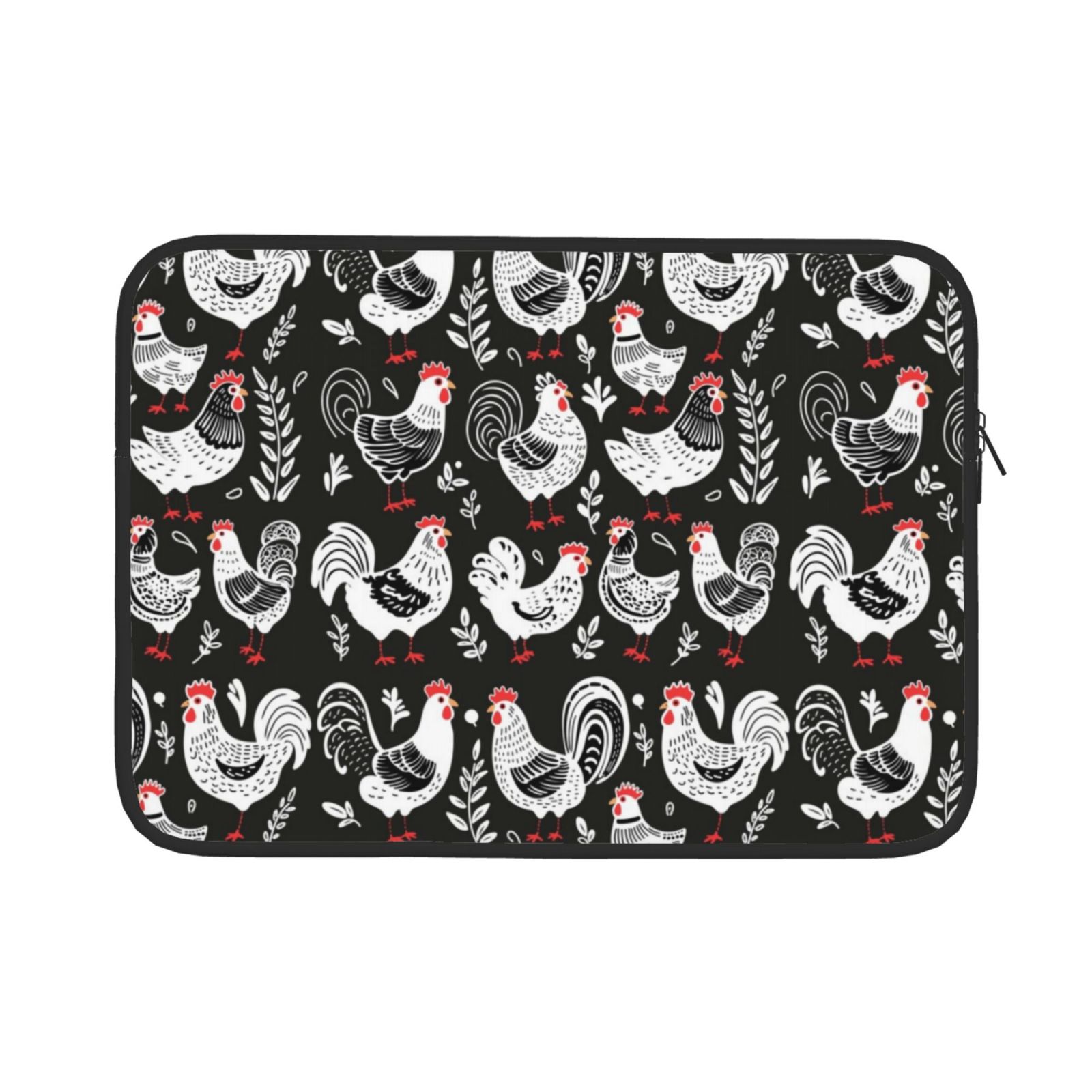 Bingfone Laying Hens And Roosters Laptop Sleeve Case 13 inch , 360 ...