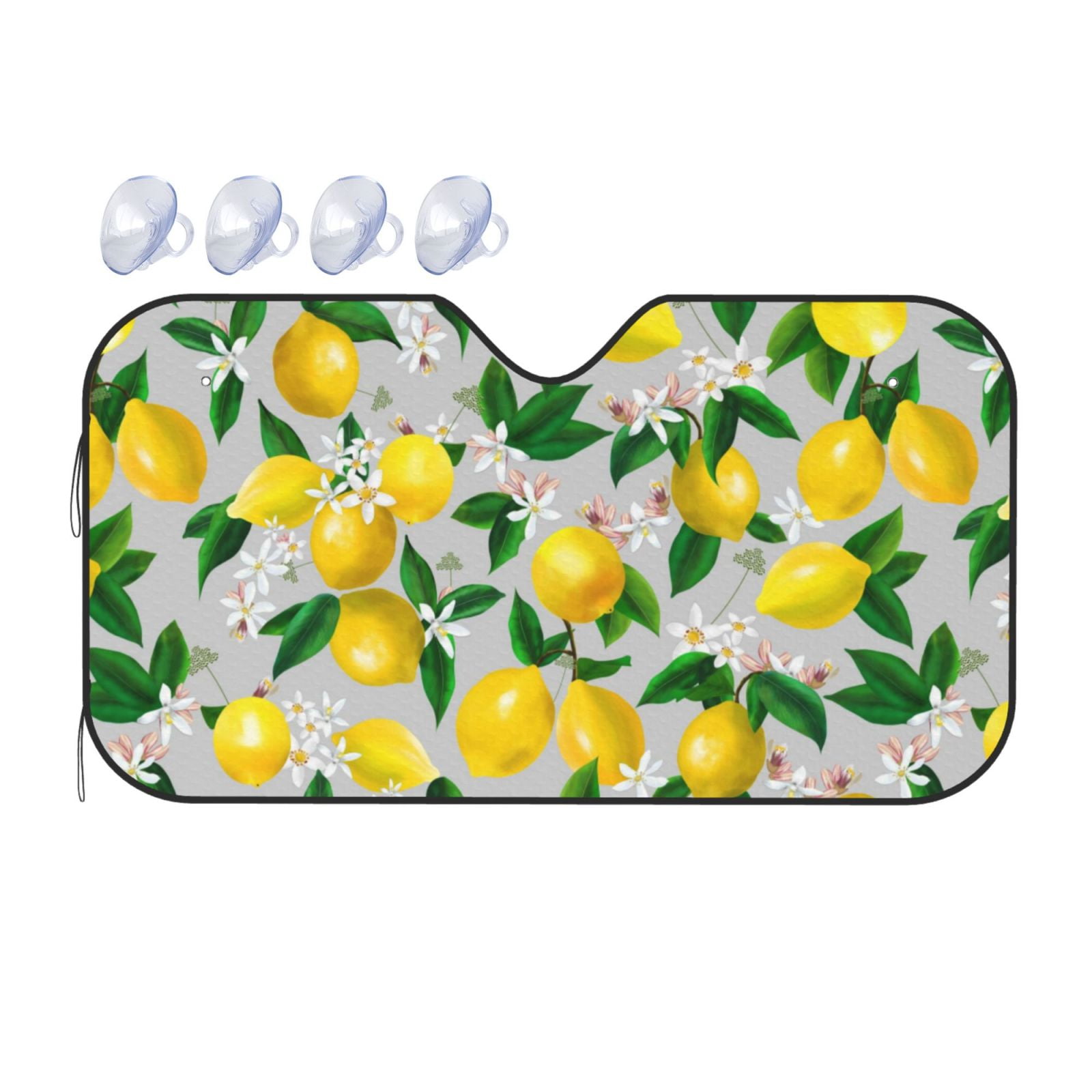 Bingfone Lemon Seamless Pattern Oil Painting Effect Car Windshield ...