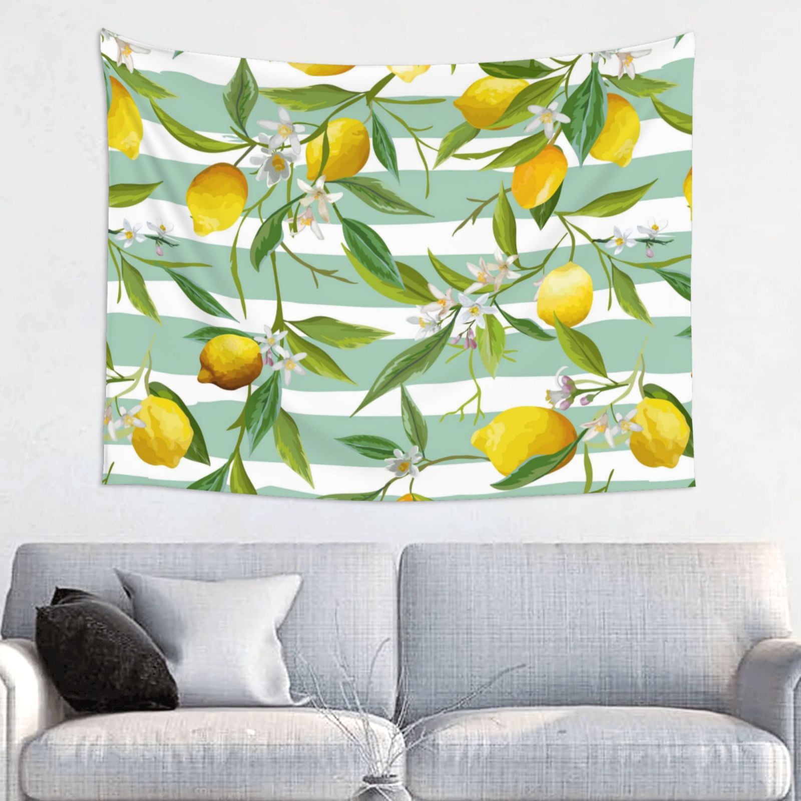 Bingfone Lemon Tapestry Wall Hanging Decor For Living Room Bedroom Dorm ...