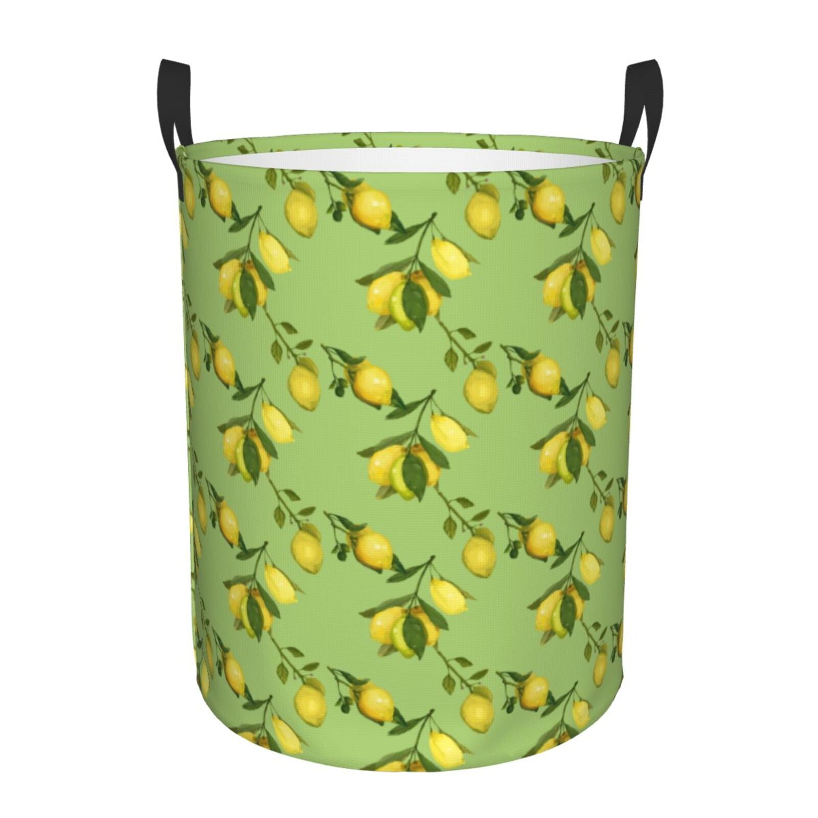 Bingfone Lemon Waterproof Foldable Laundry Hamper Bucket With Handles ...