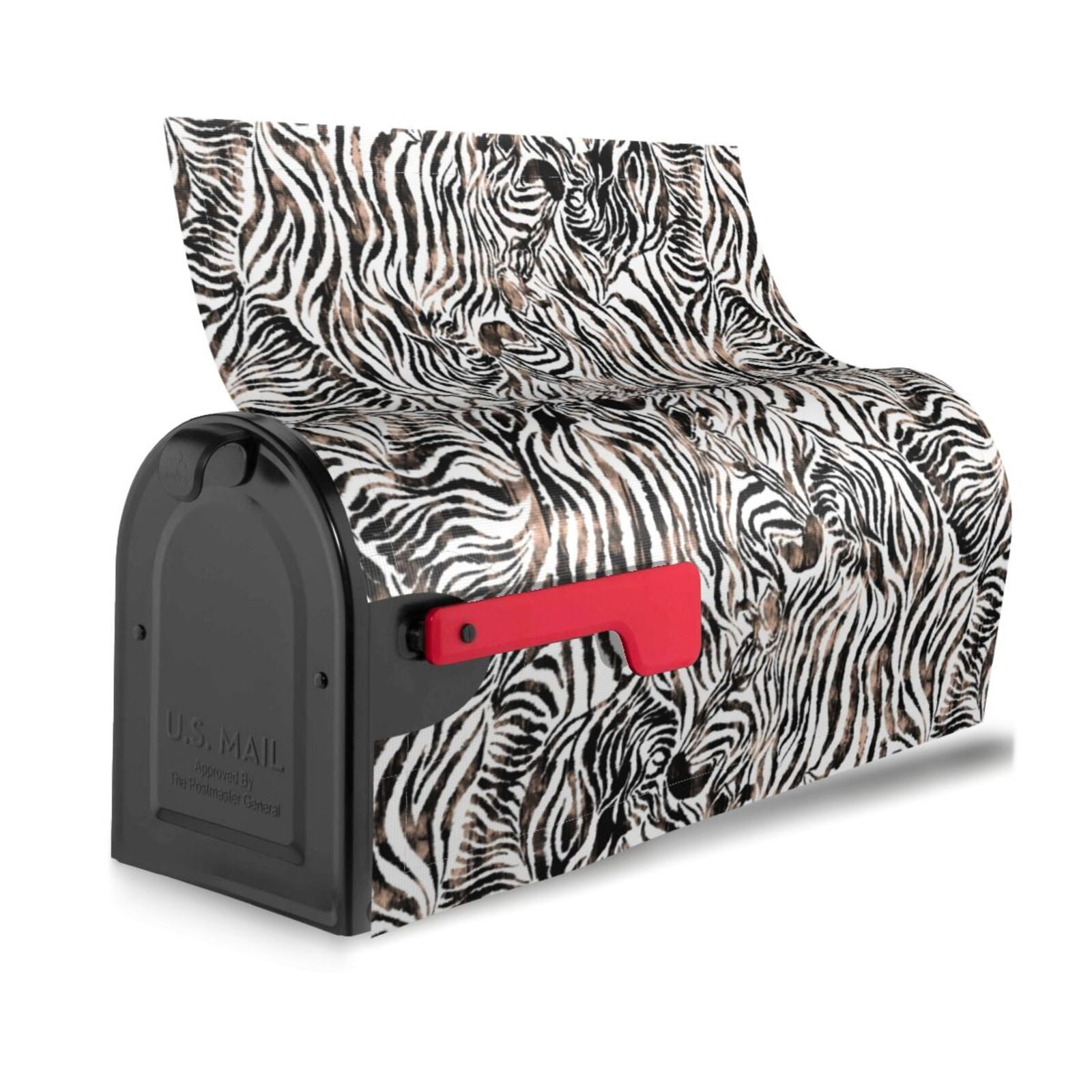 Bingfone Leopard And Zebra Magnetic Mailbox Cover Standard Size for ...