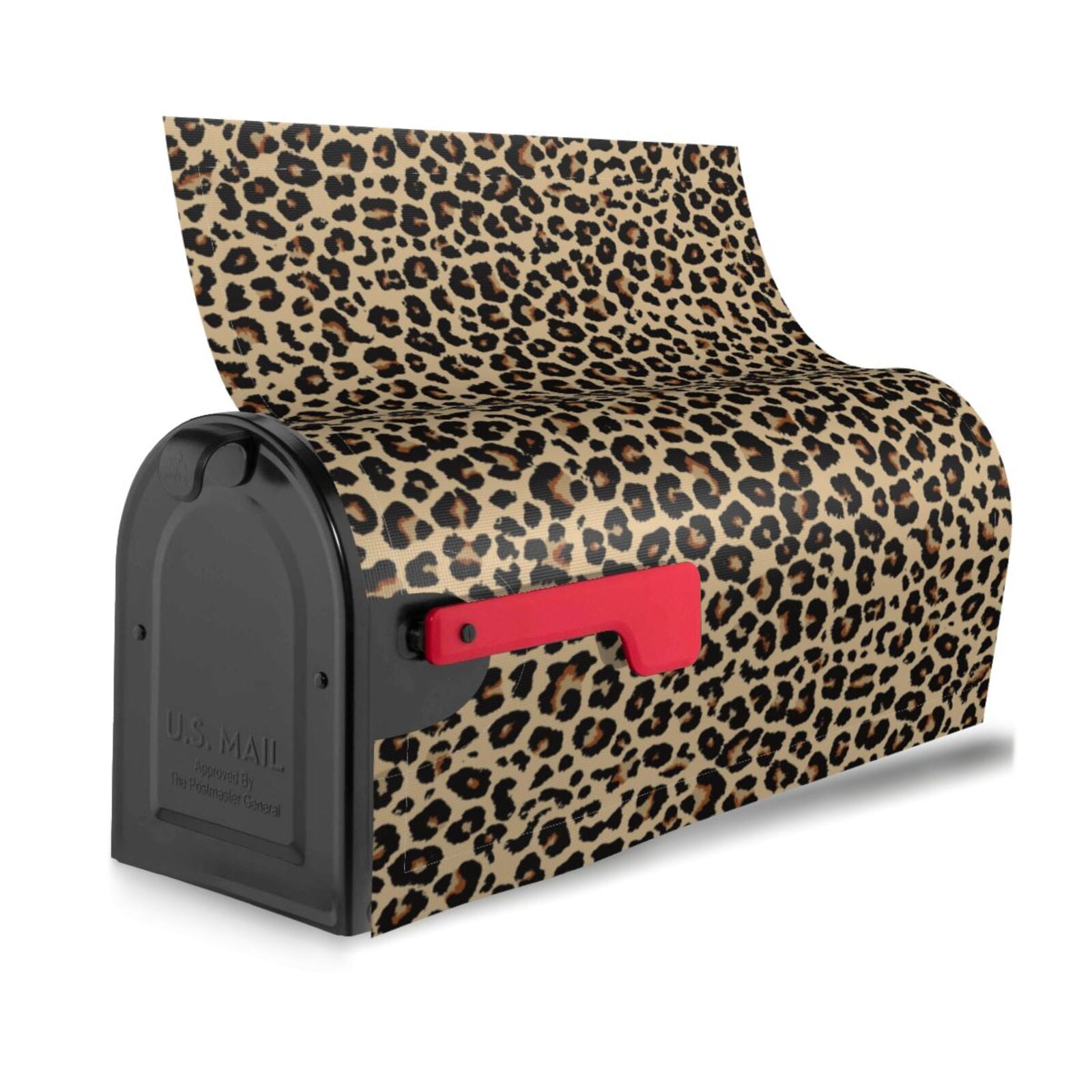 Bingfone Leopard Print-1 Magnetic Mailbox Cover Standard Size for ...