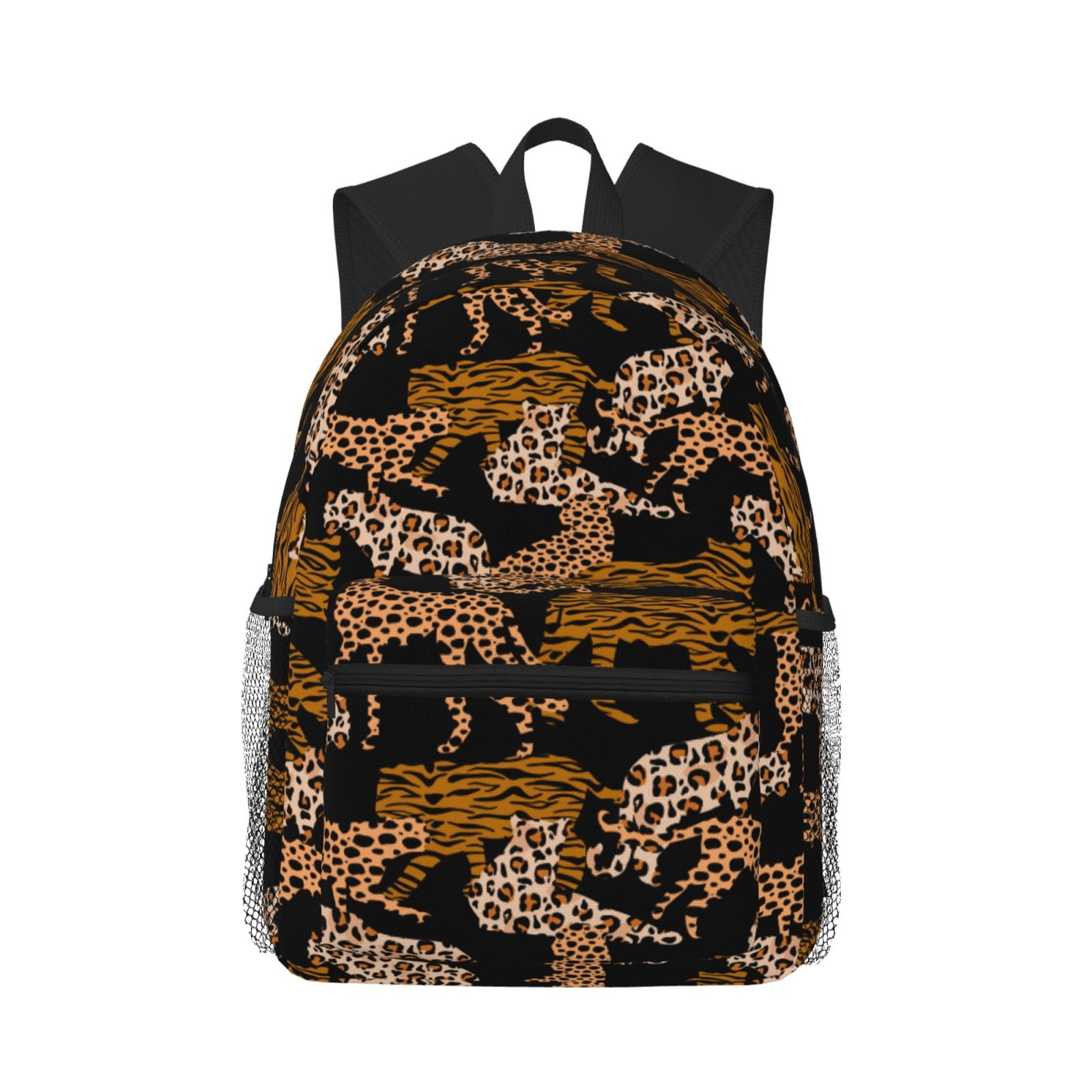 Bingfone Leopard Print Kids Backpack Girls And Boys Classic School ...