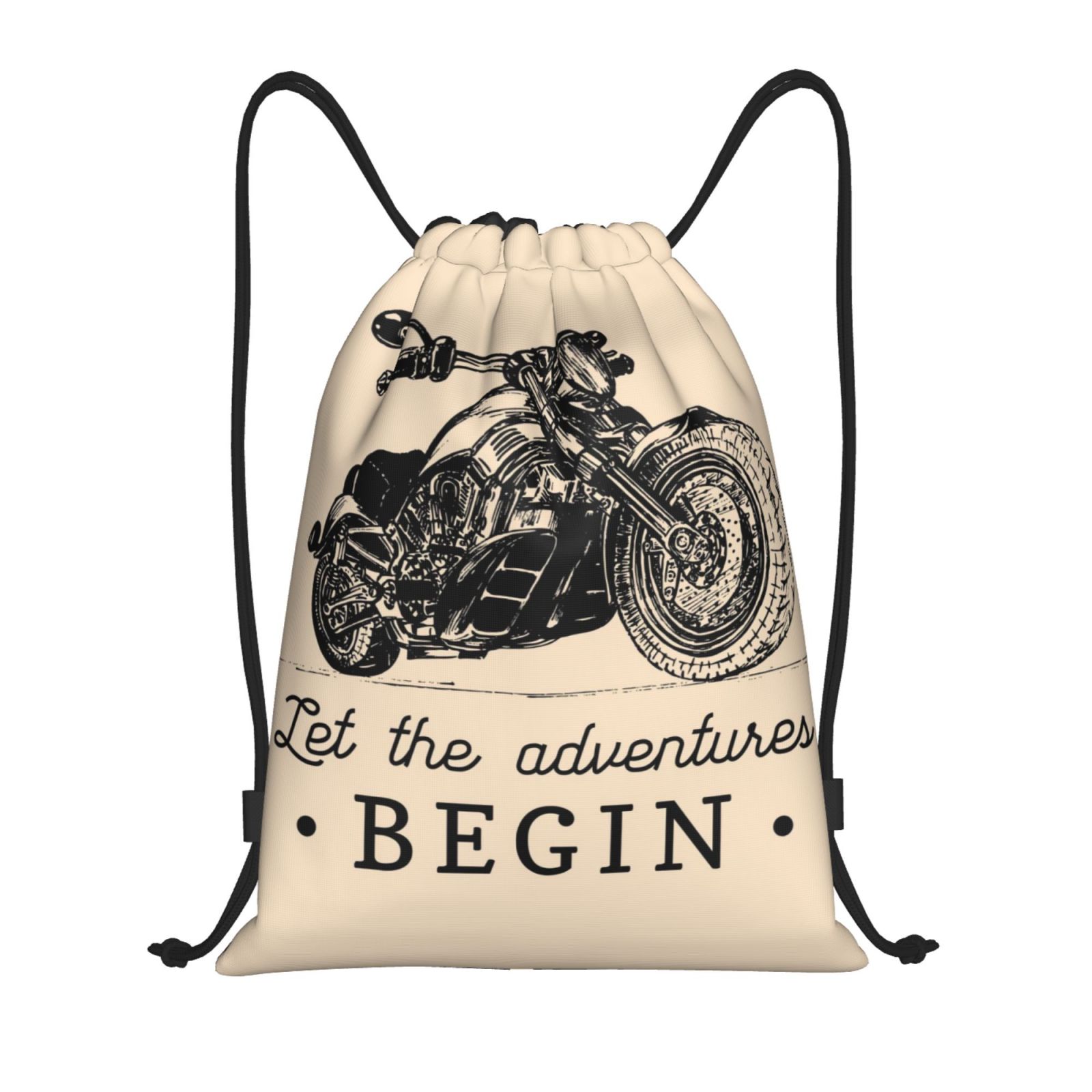 Bingfone Let The Adventure Begin Drawstrings Backpacks Bags For Men ...
