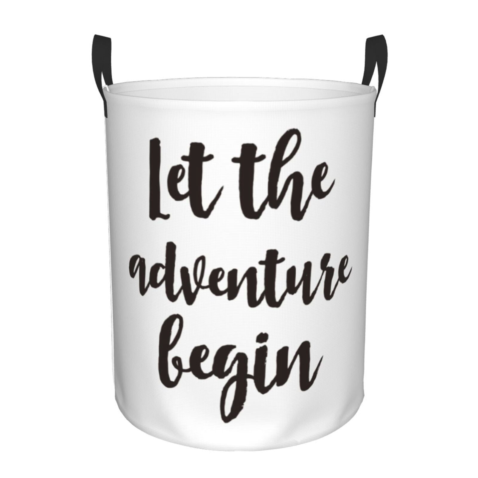 Bingfone Let The Adventure Begin Waterproof Foldable Laundry Hamper ...