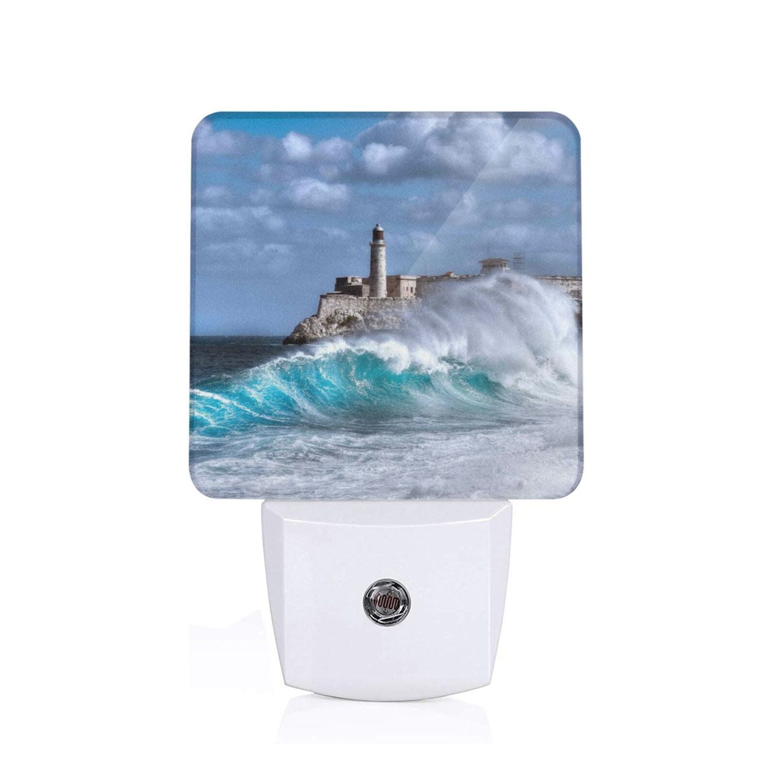 Bingfone Lighthouse in Havana Print Night Lights Plug into Wall,Dusk to ...