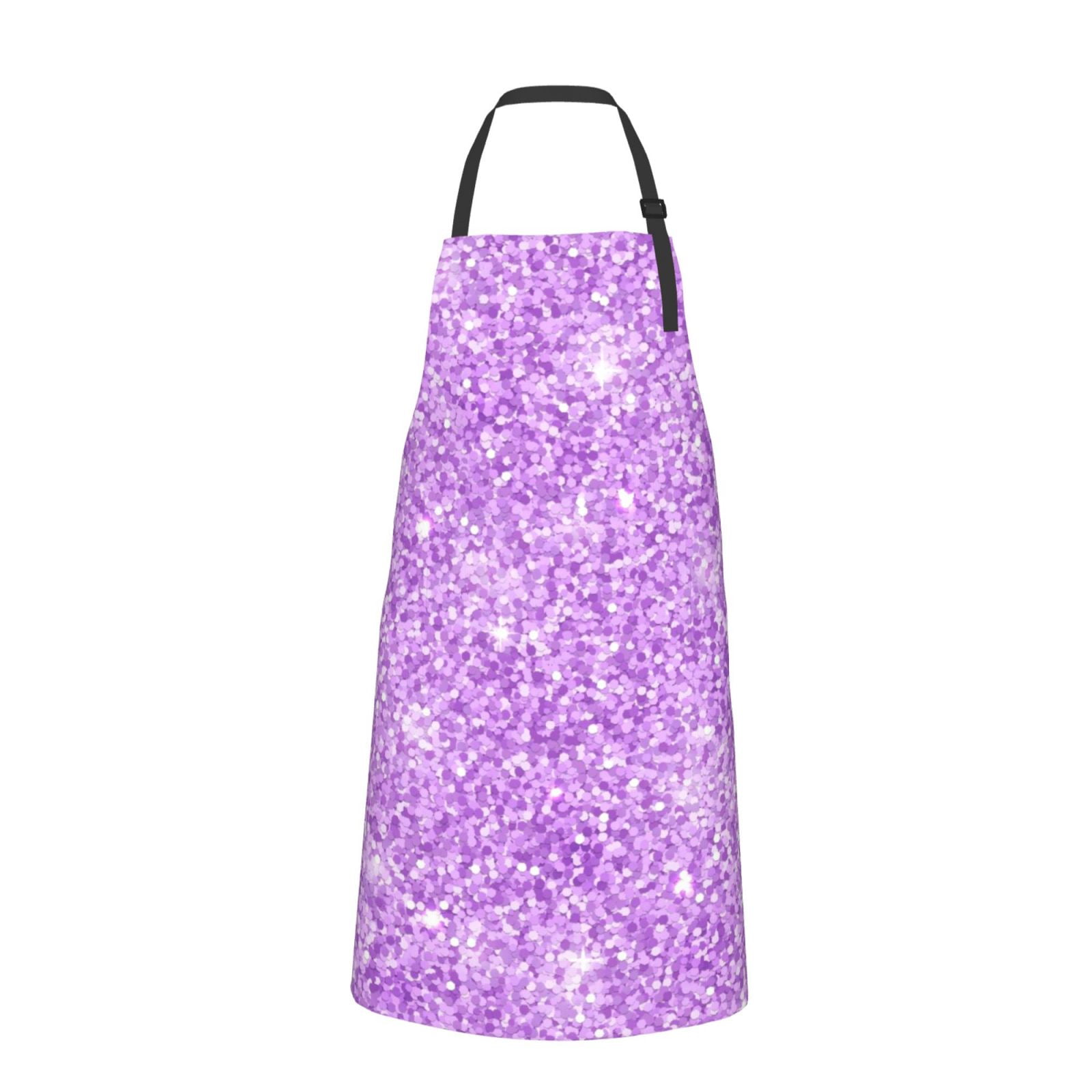 Bingfone Lilac Glittering Apron Gifts For Men, Women Professional Grade ...