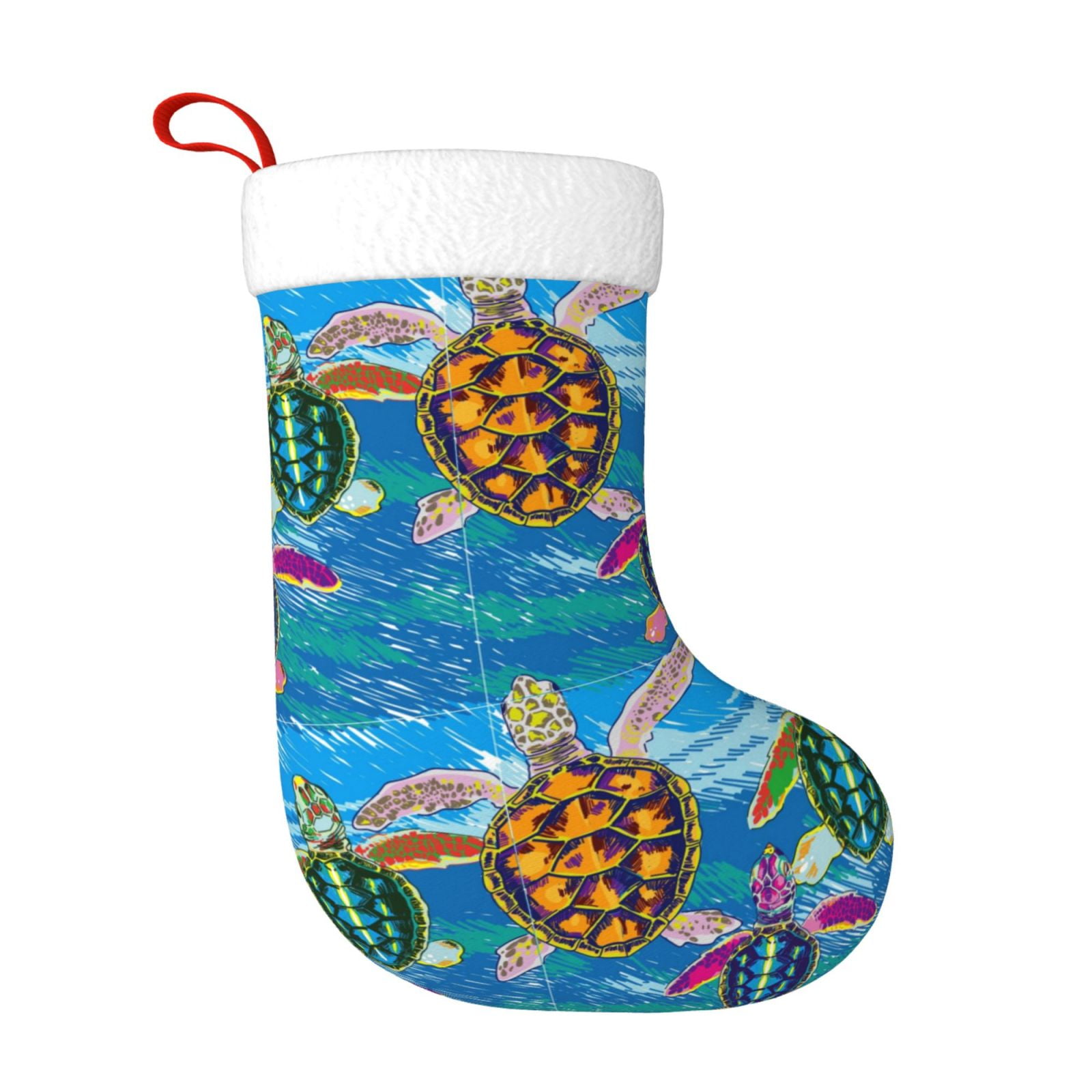 Bingfone Little Sea Turtles Print Personalized Christmas Stocking ...