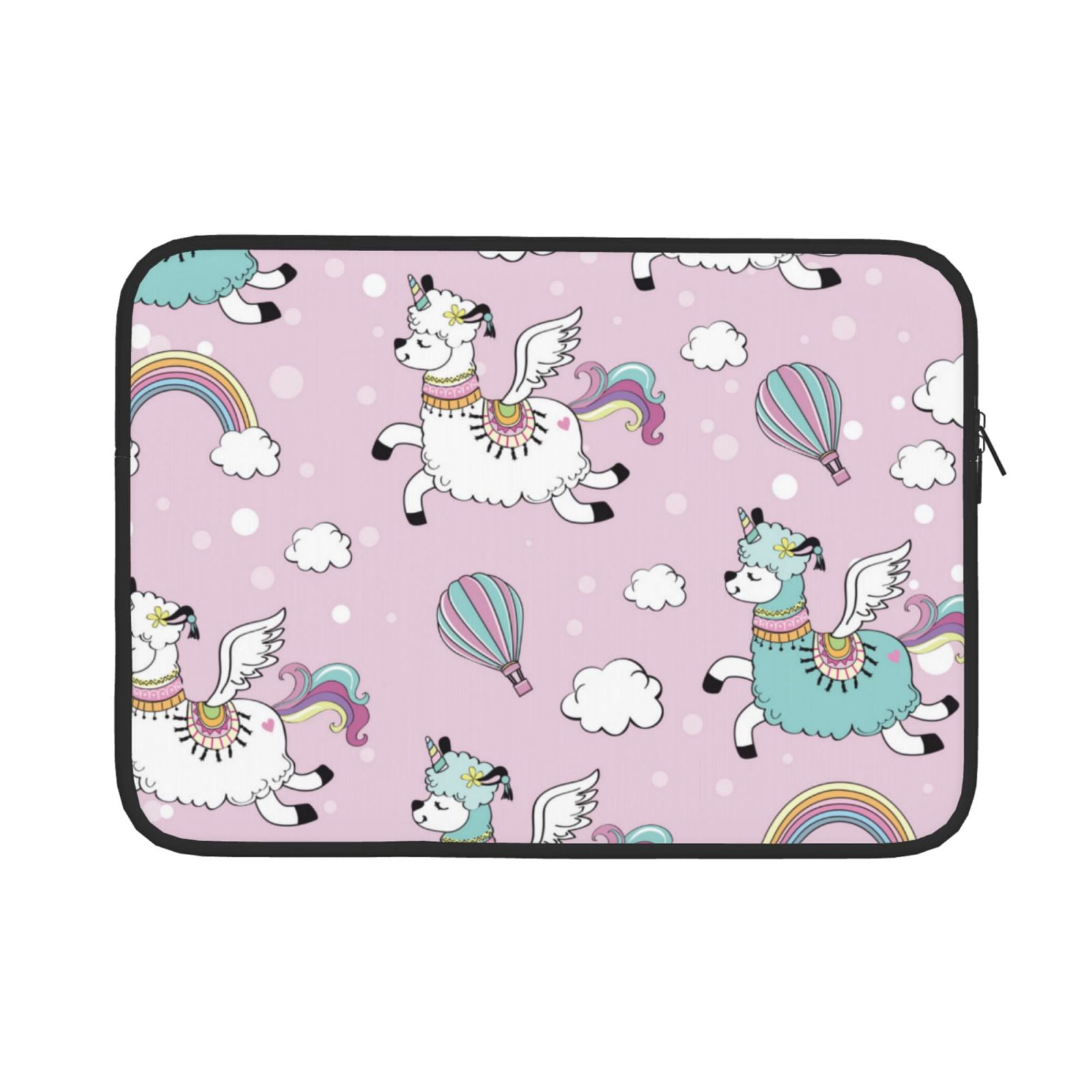 Bingfone Llama Unicorn And Rainbow Laptop Sleeve Case 15 Inch, 360 ...
