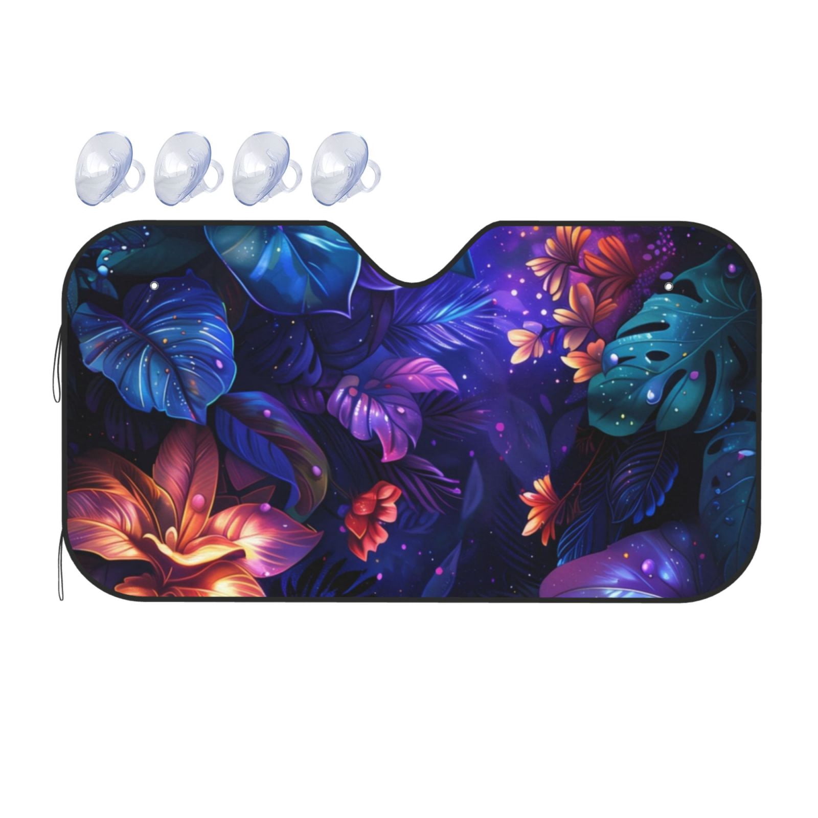 Bingfone Magic Colorful Forest Leaves Car Windshield Sunshade,Sun ...
