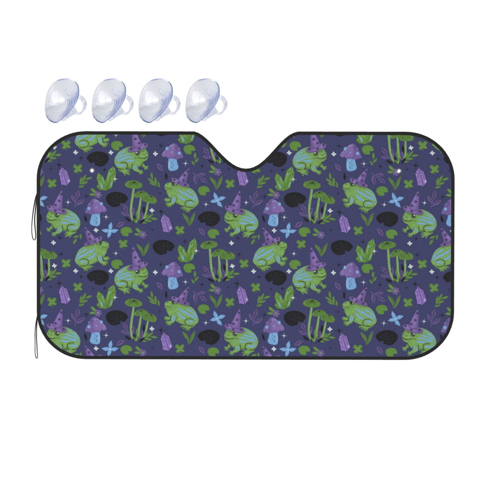 Bingfone Magic Toads in Hats Car Windshield Sunshade,Sun Foldable Sun ...