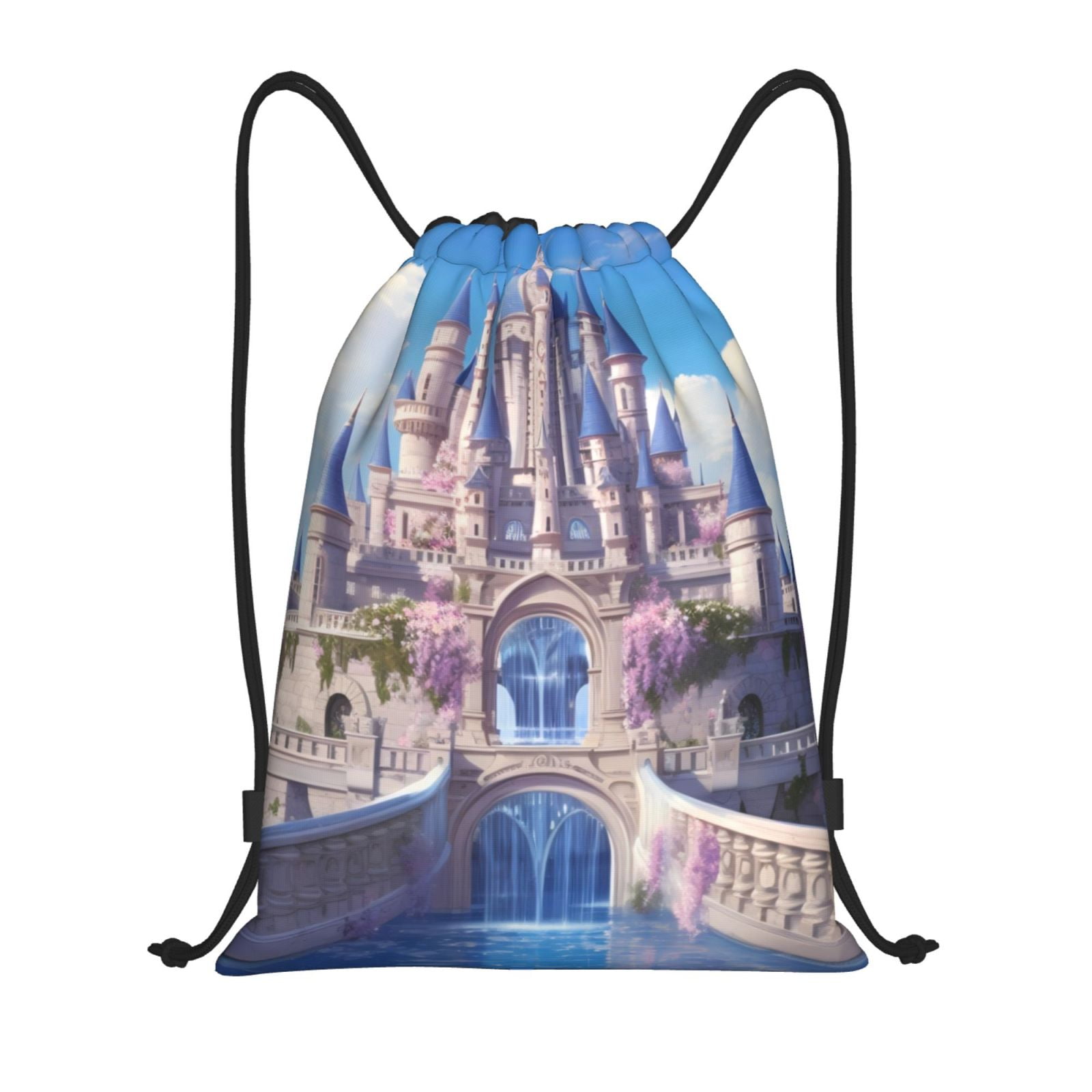 Bingfone Majestic Fantasy Castle Drawstrings Backpacks Bags for Men ...