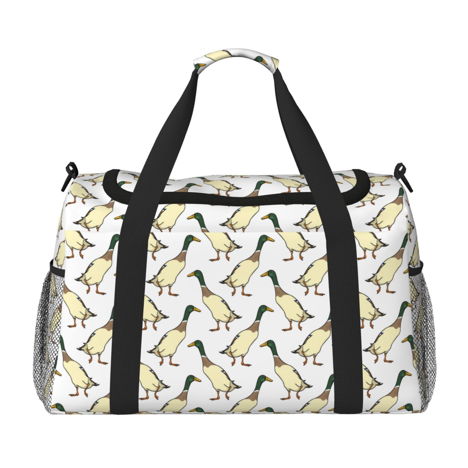Bingfone Mallard Ducks Print Travel Duffel Tote Bag,Waterproof Shoulder ...