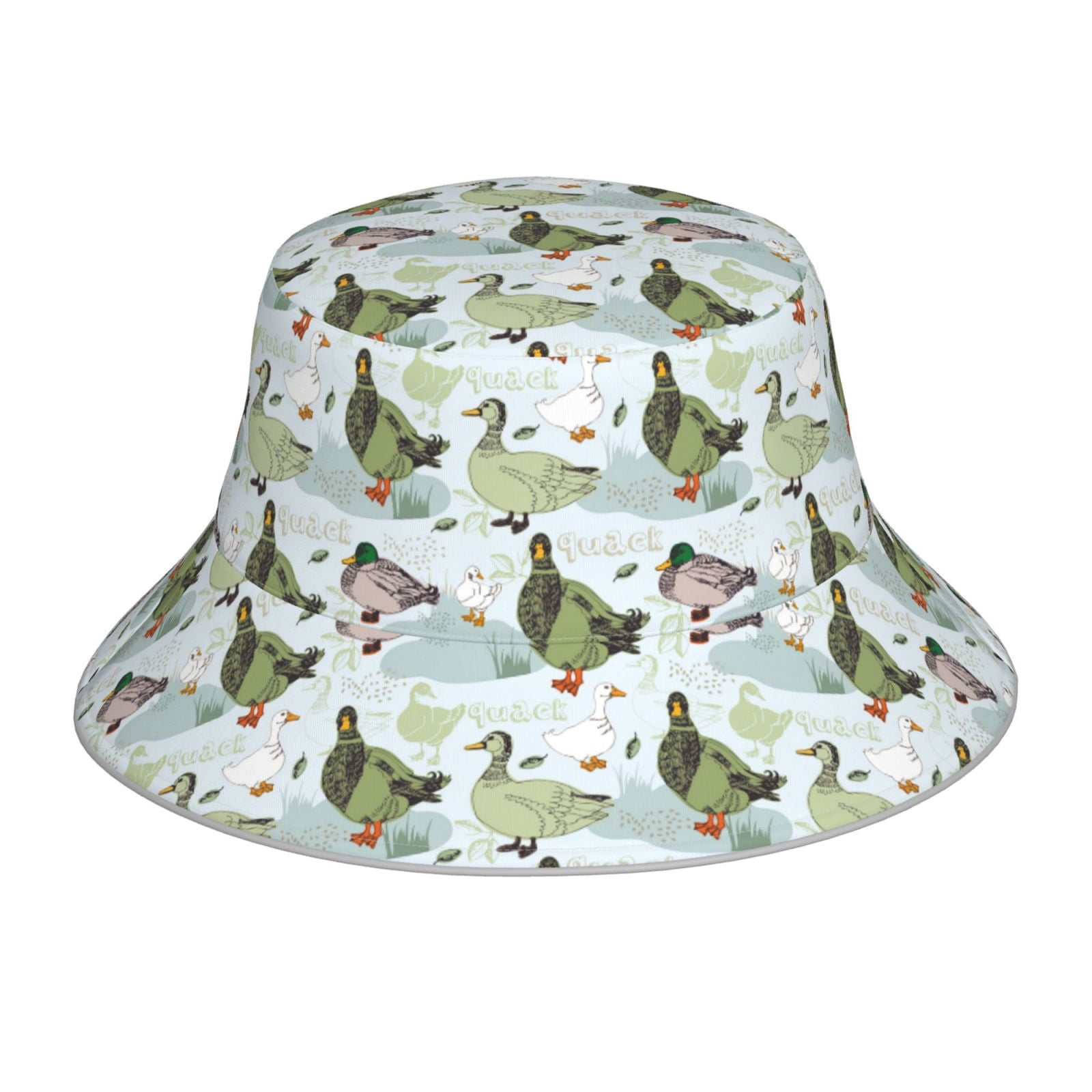 Bingfone Mallard Ducks Wild Birds Bucket Hat for Men Women,Packable ...