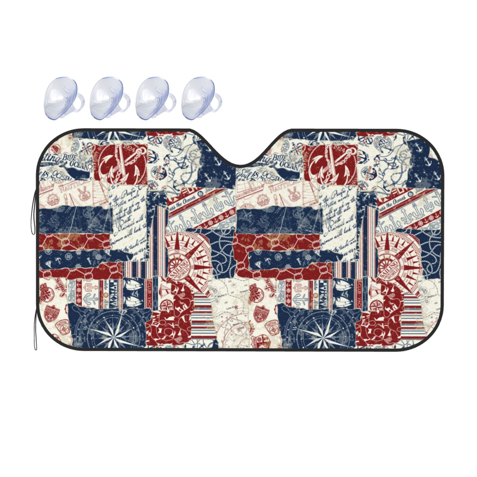 Bingfone Marine Sailing Car Windshield Sunshade,Sun Foldable Sun Shield ...