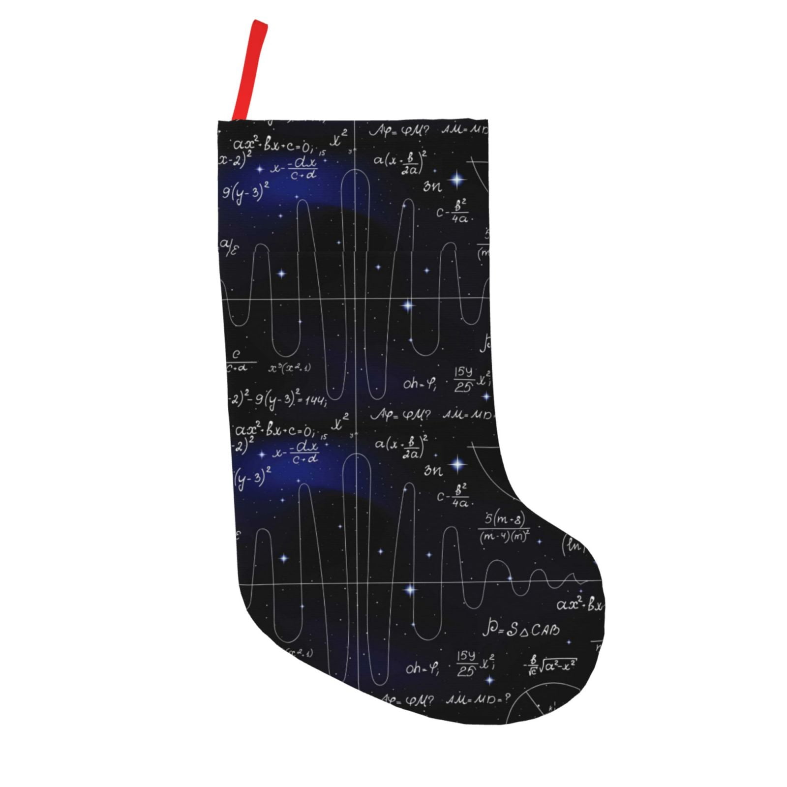 Bingfone Mathematica Science Print Personalized Christmas Stocking ...