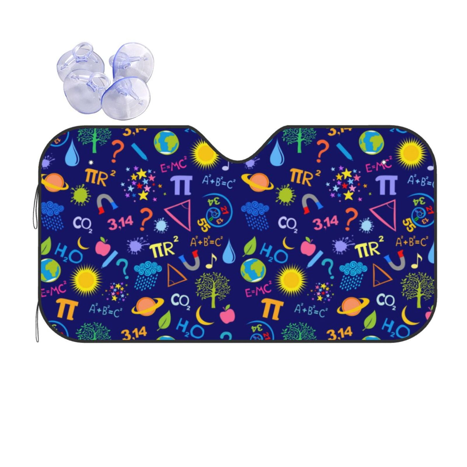 Bingfone Mathematics And Chemistry Car Windshield Sun Shade Protector ...