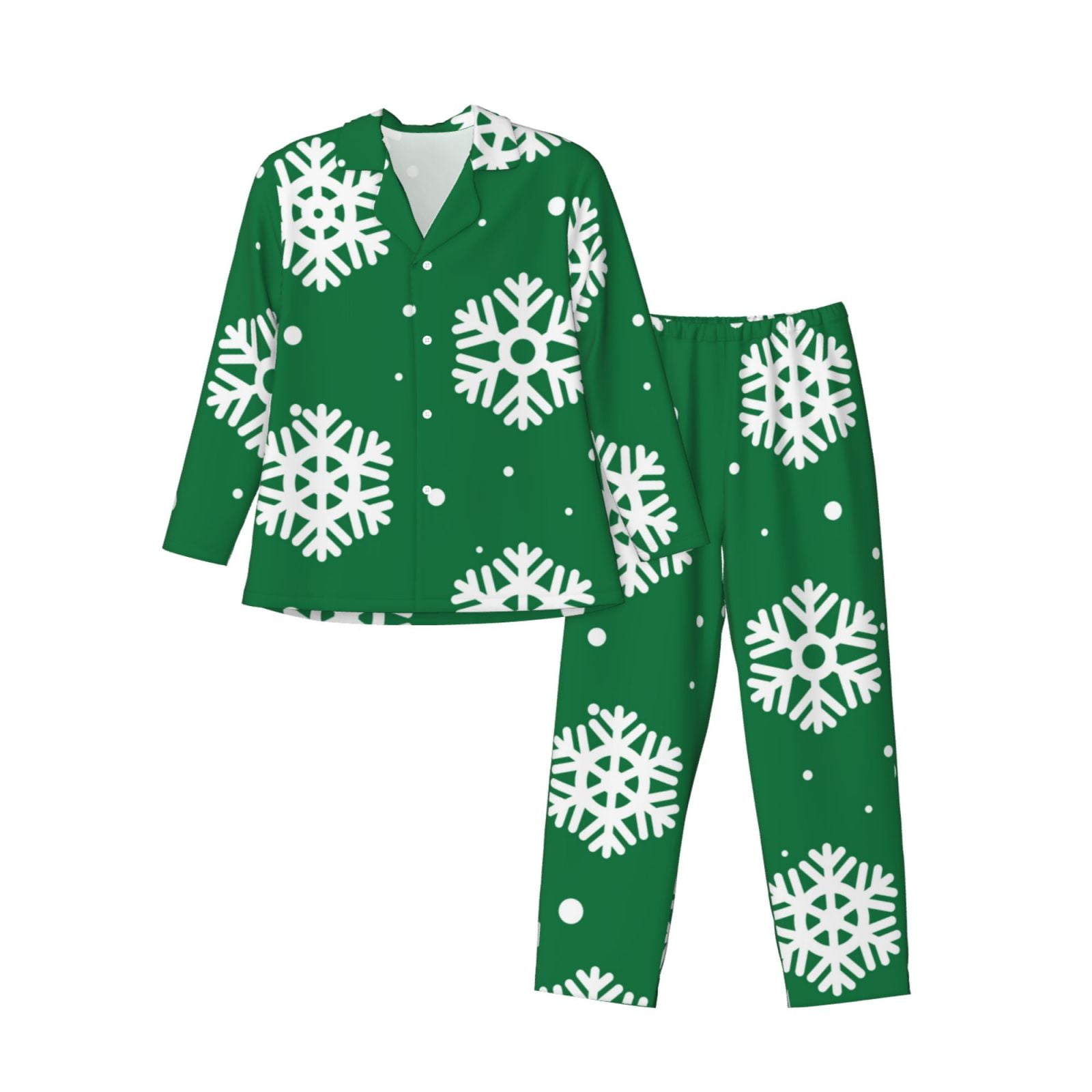 Bingfone Men'S Pajama Set 2 Piece Loungewear Pjs, Long Sleeve With ...