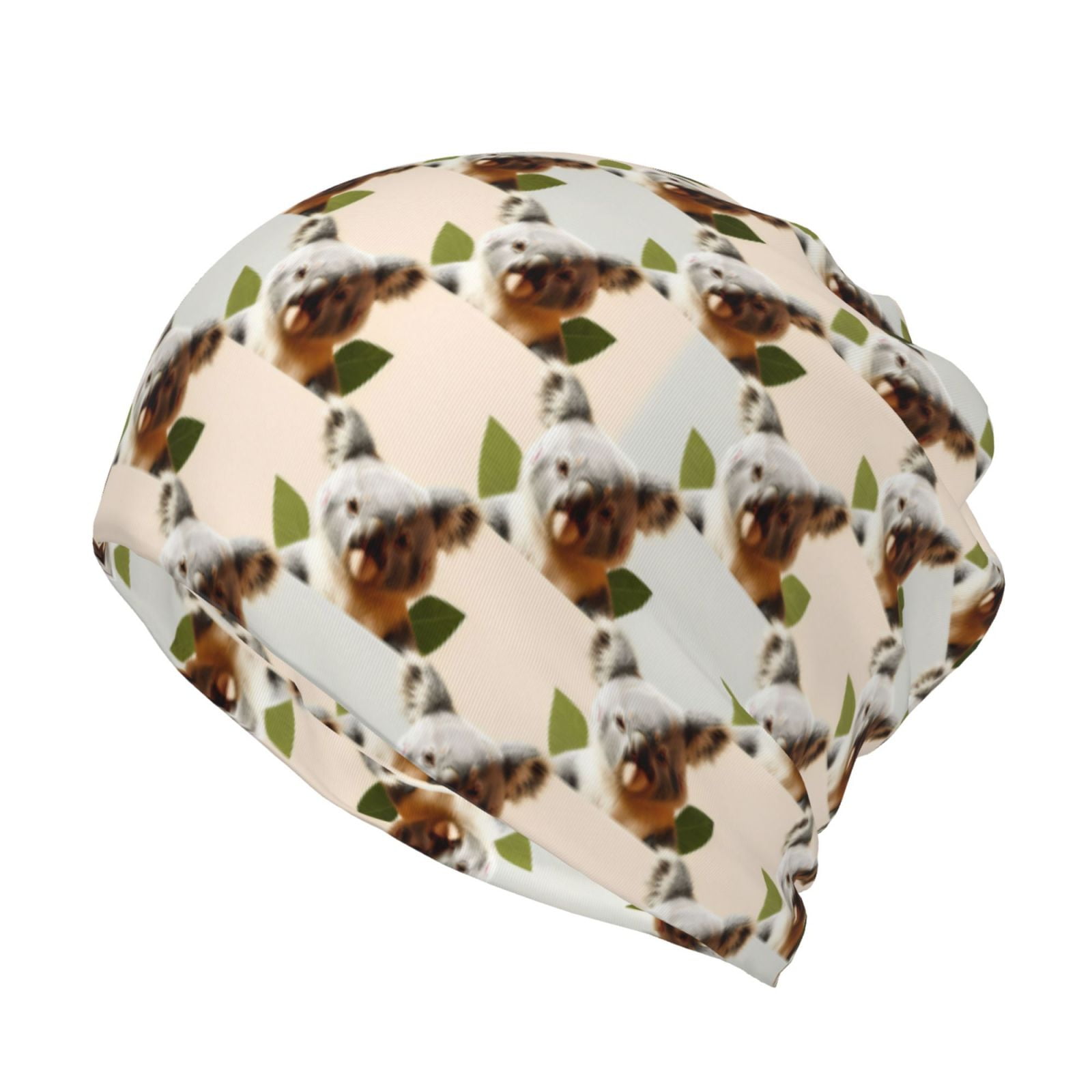 Bingfone Men Women Slouch Beanie Art cute koala Print Cap Hip-Hop Hat ...