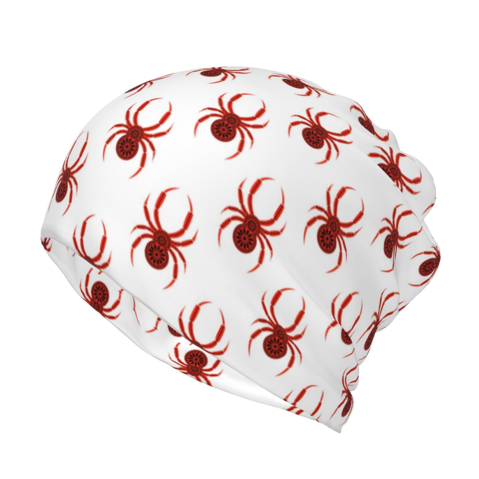 Bingfone Men Women Slouch Beanie Spiders Insects Print Cap Hip-Hop Hat ...