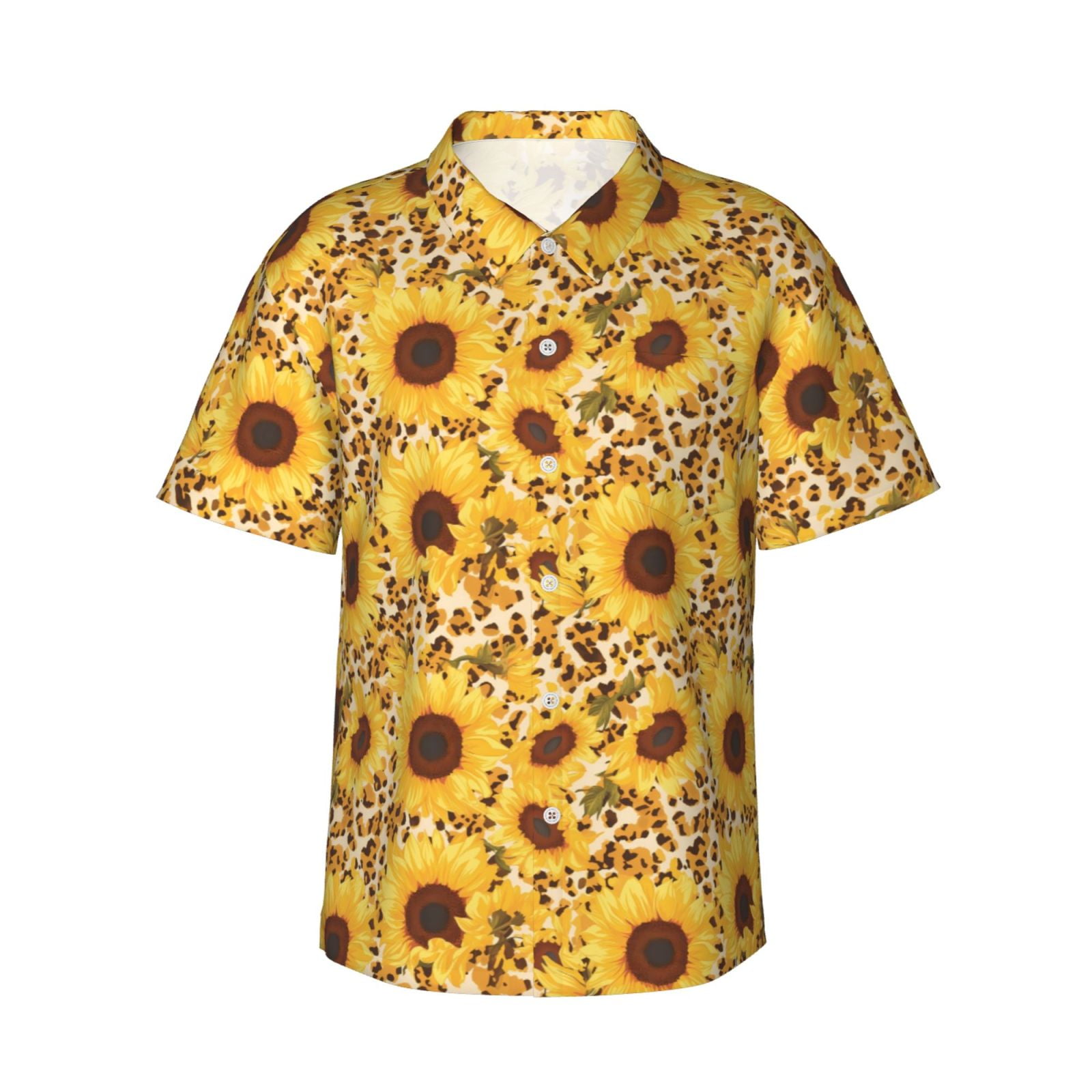 Bingfone Men's Short Sleeve Button Down Shirts Hawaiian Abstract ...