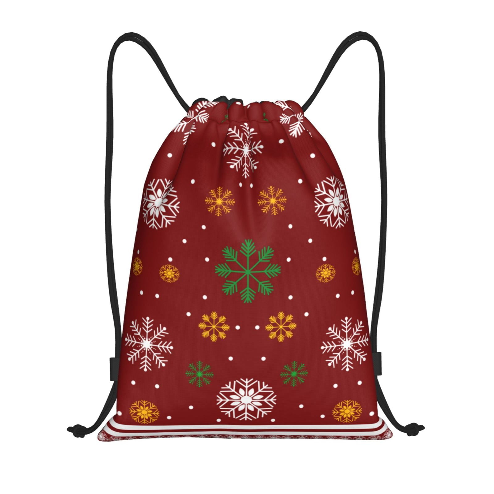Bingfone Merry Christmas Drawstrings Backpacks Bags For Men Women Gym ...