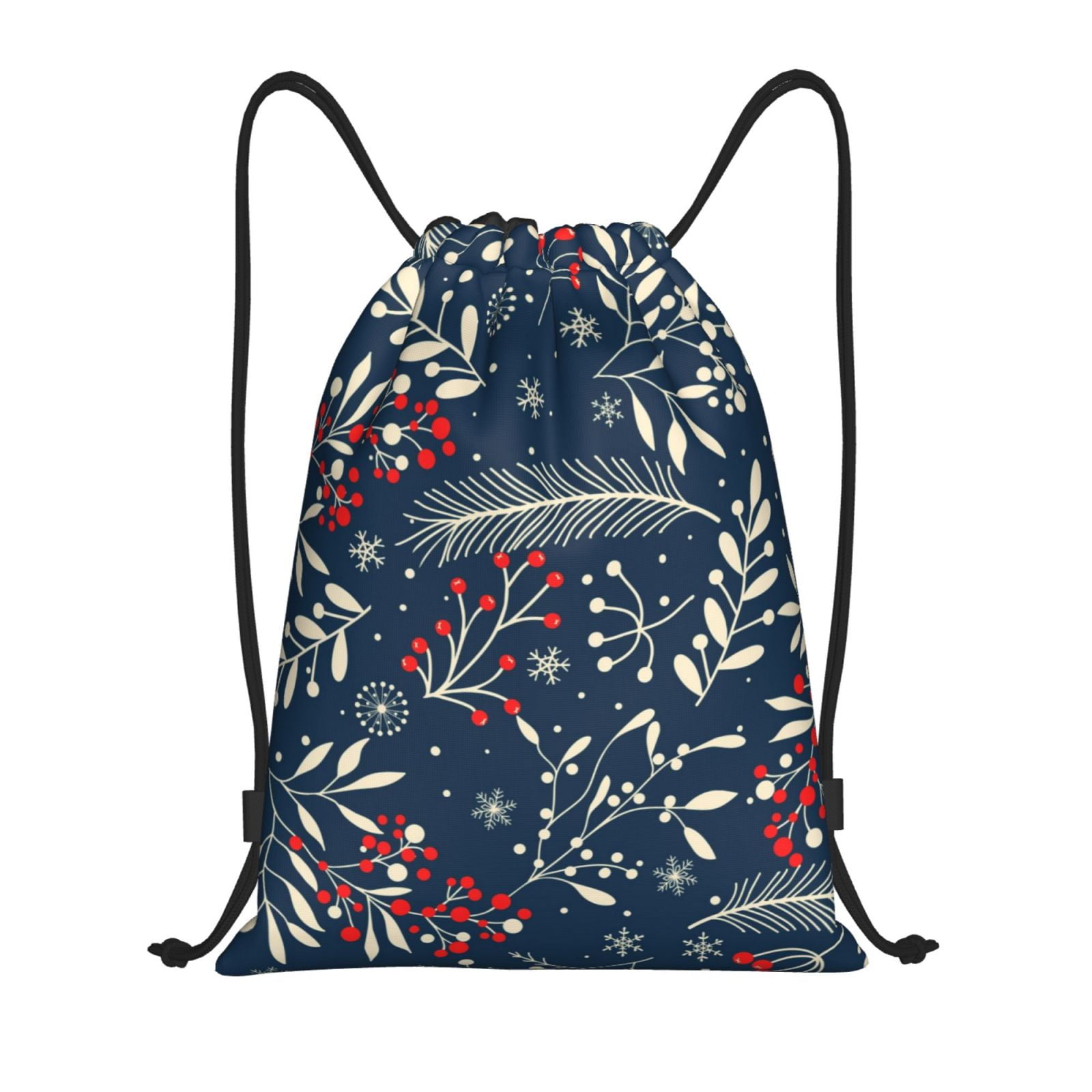 Bingfone Merry Christmas Drawstrings Backpacks Bags For Men Women Gym ...