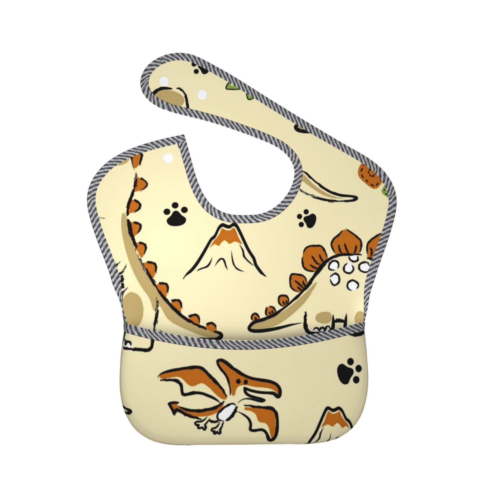 Bingfone Mess-Proof Baby Bib - Waterproof Bib For Baby Boy Or Girl With ...