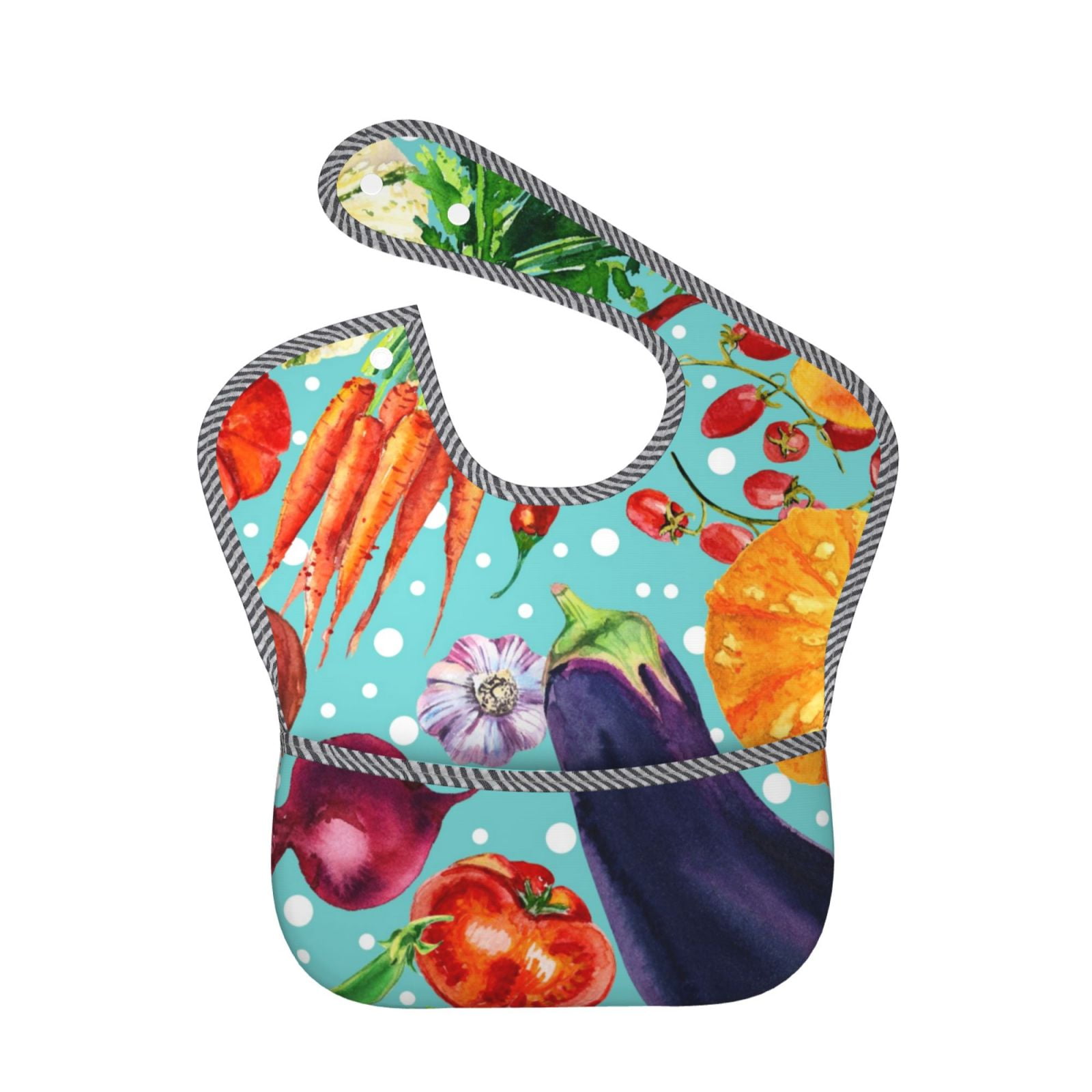 Bingfone Mess-Proof Baby Bib - Waterproof Bib For Baby Boy Or Girl With ...