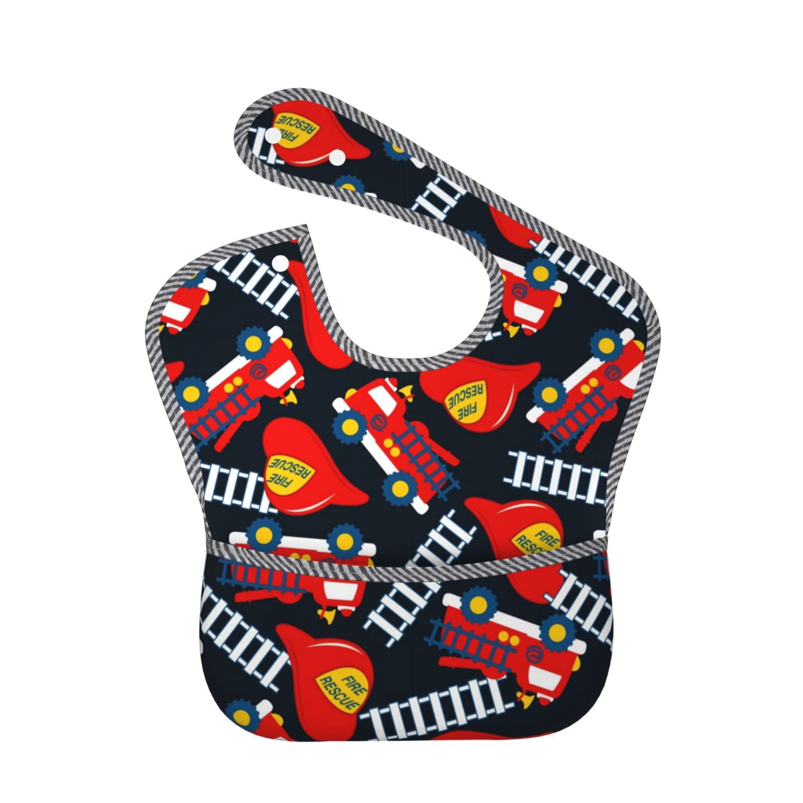 Bingfone Mess-Proof Baby Bib - Waterproof Bib for Baby Boy or Girl with ...