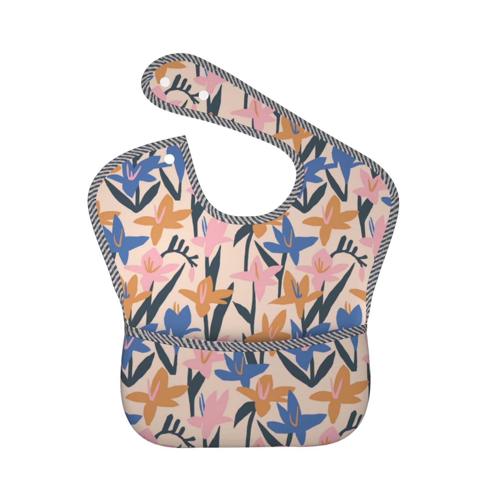 Bingfone Mess-Proof Baby Bib - Waterproof Bib for Baby Boy or Girl with ...
