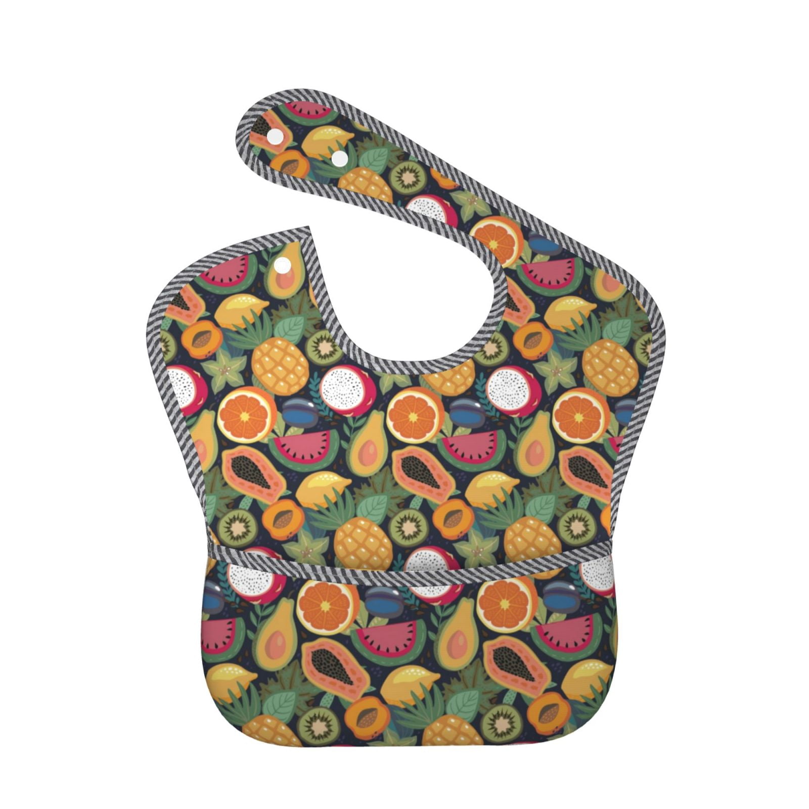 Bingfone Mess-Proof Baby Bib - Waterproof Bib for Baby Boy or Girl with ...