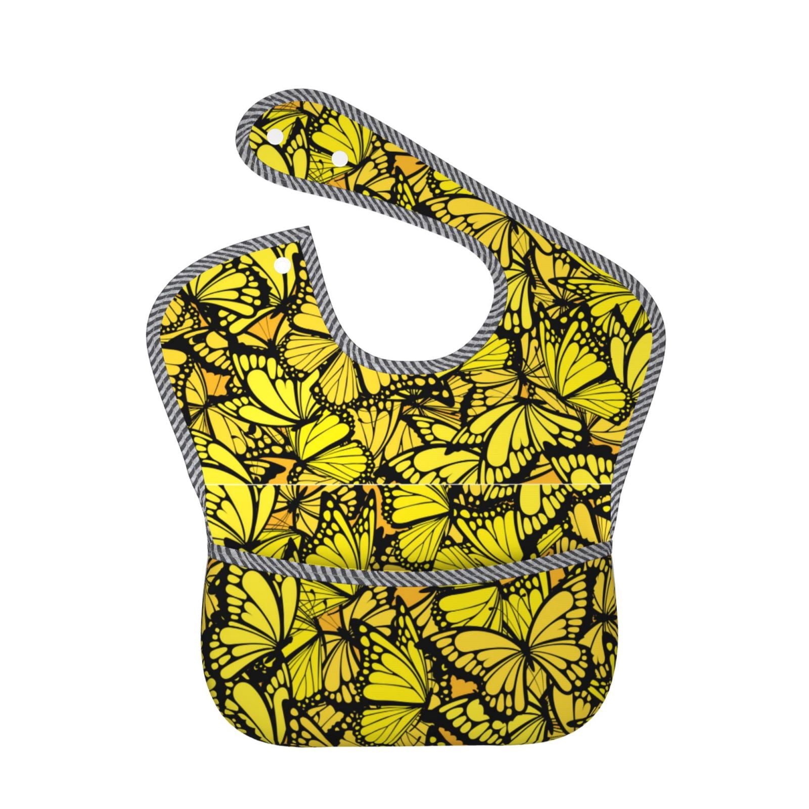Bingfone Mess-Proof Baby Bib - Waterproof Bib for Baby Boy or Girl with ...