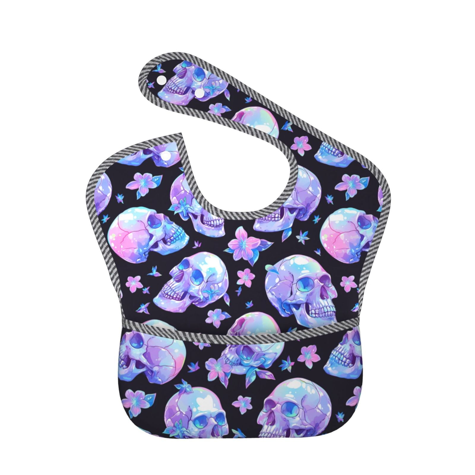 Bingfone Mess-Proof Baby Bib - Waterproof Bib for Baby Boy or Girl with ...