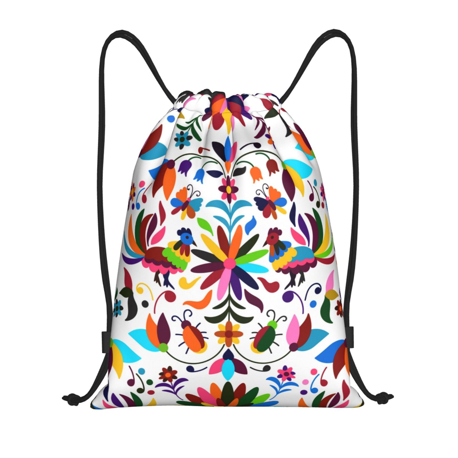Bingfone Mexican Bright Style Drawstrings Backpacks Bags For Men Women ...