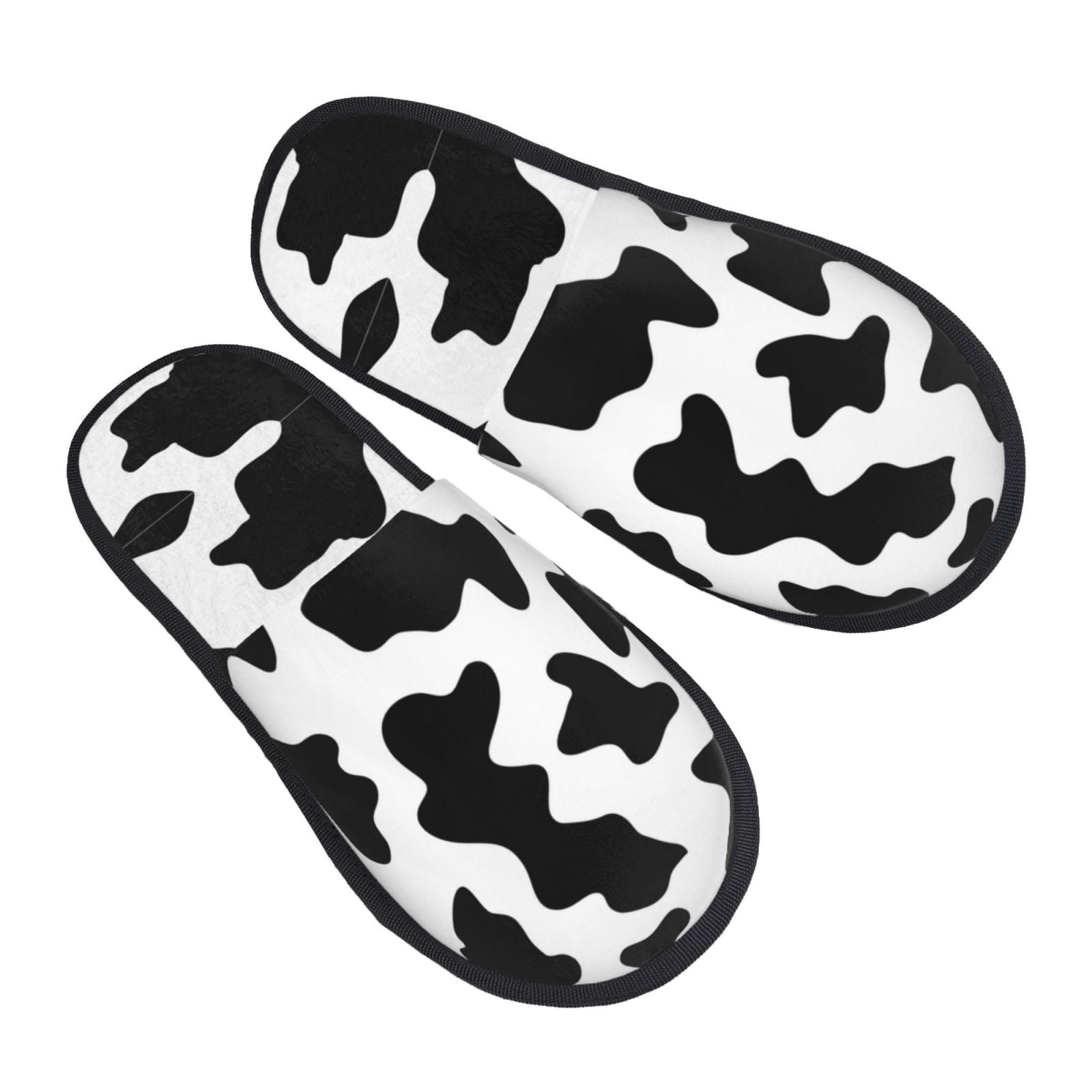 Bingfone Milk Cow House Slippers For Women Men With Soft Rubber Sole ...