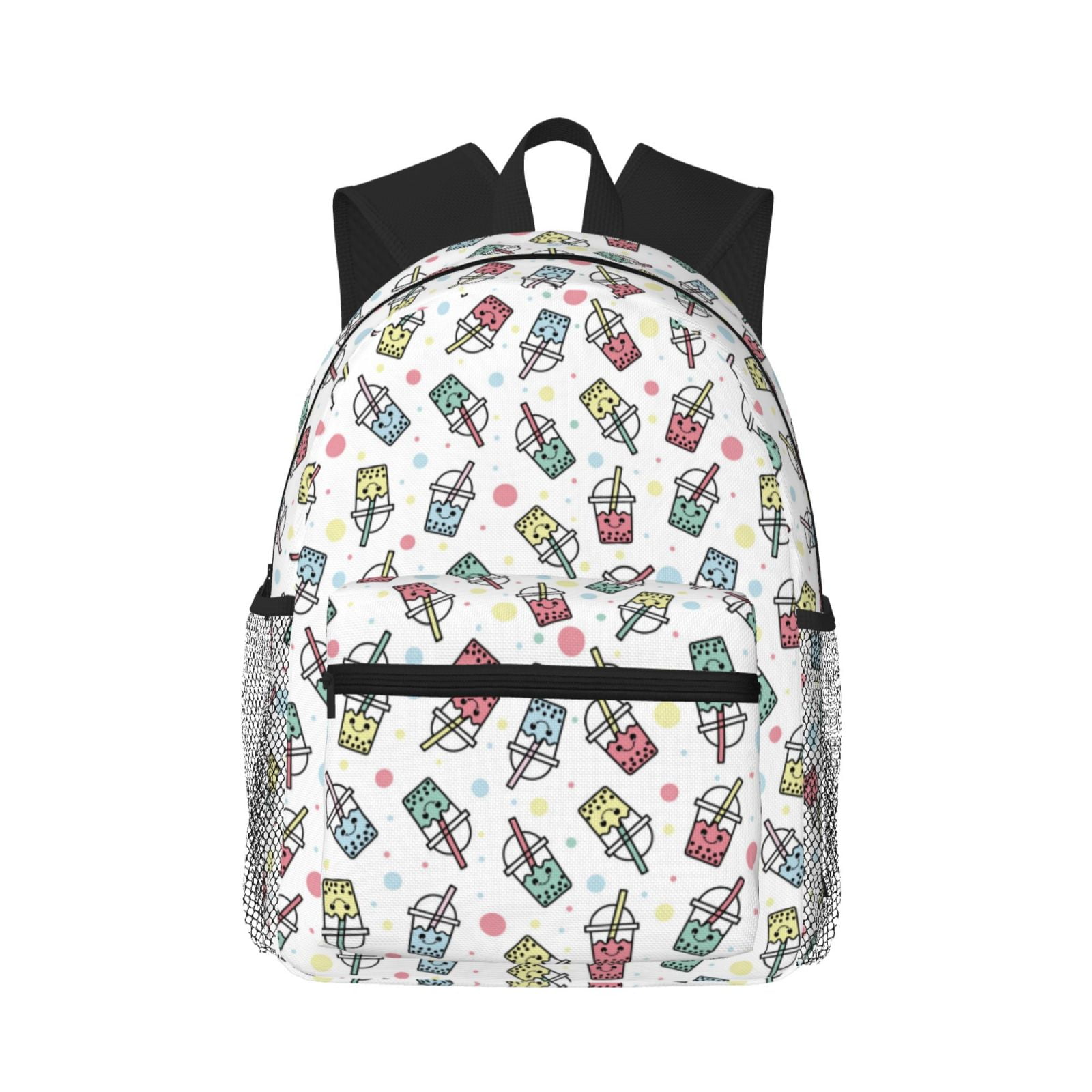 Bingfone Milk Tea Kids Backpack Girls And Boys Classic School Backpack ...