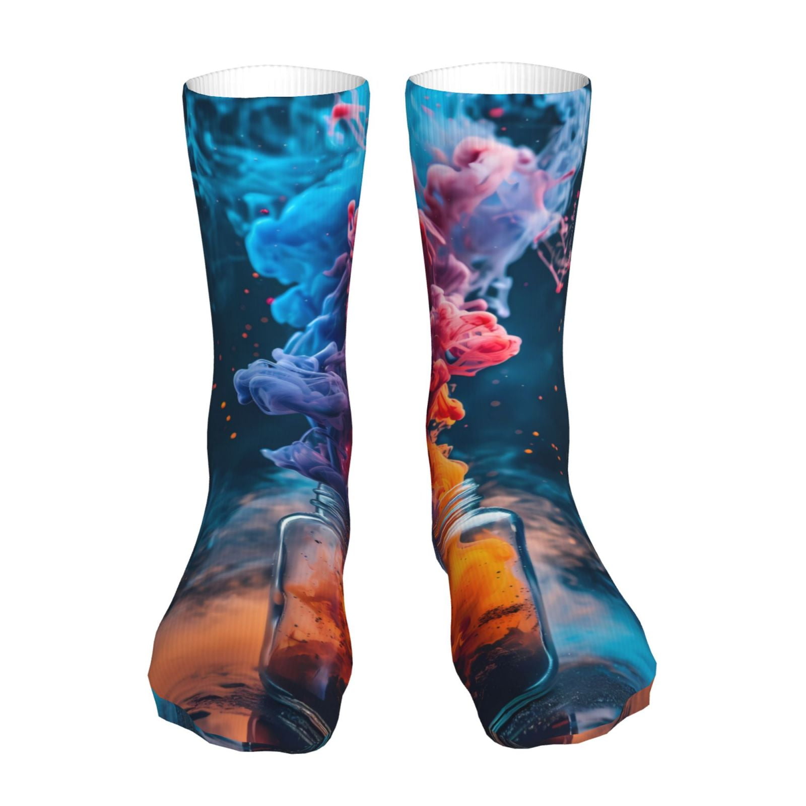 Bingfone Modern Art Red And Blue Colors Prirnt Women's Men's Fun ...