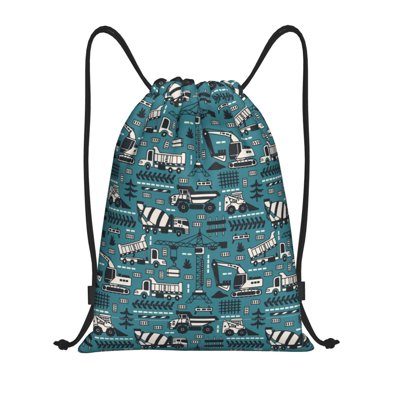 Bingfone Modern Excavator Drawstrings Backpacks Bags for Men Women Gym ...