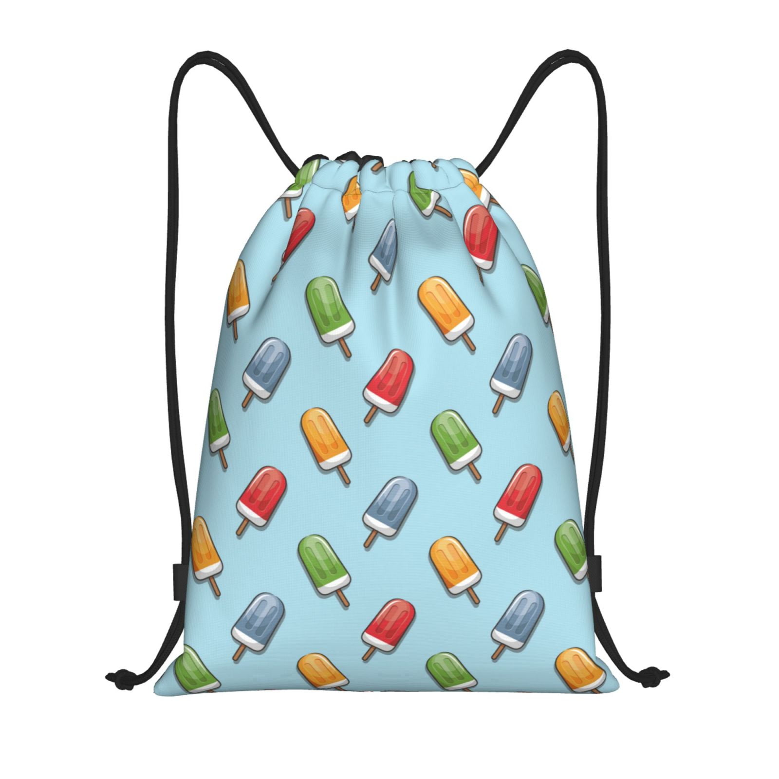 Bingfone Modern Ice Cream Drawstrings Backpacks Bags for Men Women Gym ...