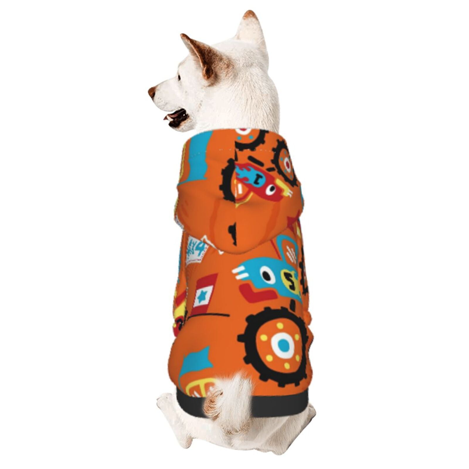 Bingfone Monster Truck Dog Clothes Hoodie, Pet Winter Coat,Puppy ...