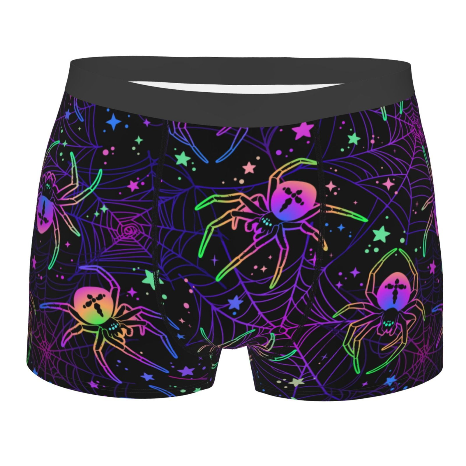 Bingfone Multi-Colored Spiders Men'S Underwear - Casual Stretch Boxer ...
