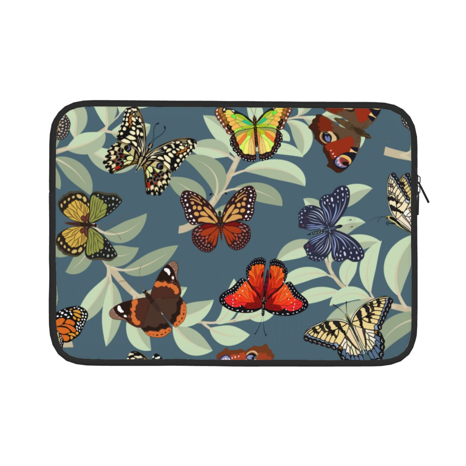 Bingfone Multicolored Butterflies Laptop Sleeve Case 13 Inch, 360 ...