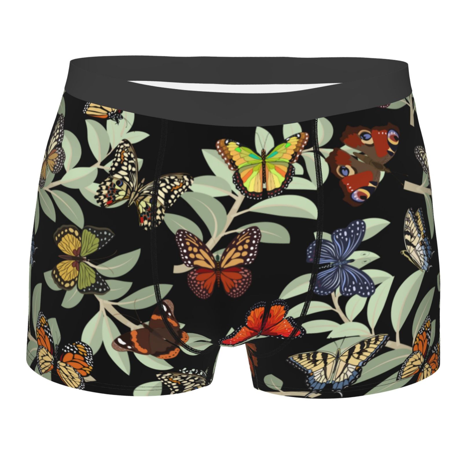 Bingfone Multicolored Butterflies Men'S Underwear - Casual Stretch ...