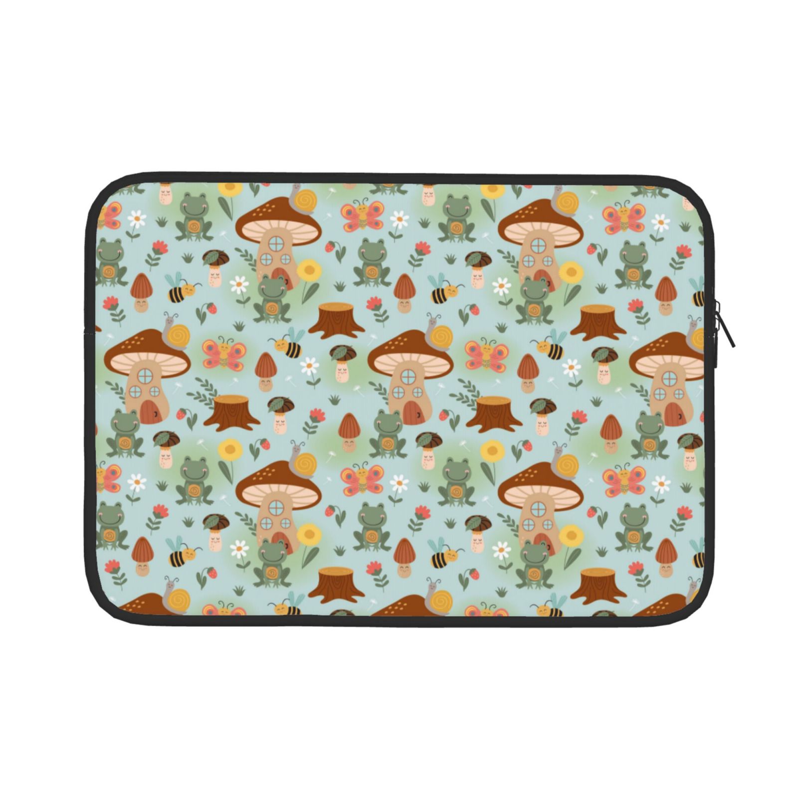 Bingfone Mushroom House Insect Frog Laptop Sleeve Case 15 inch , 360 ...