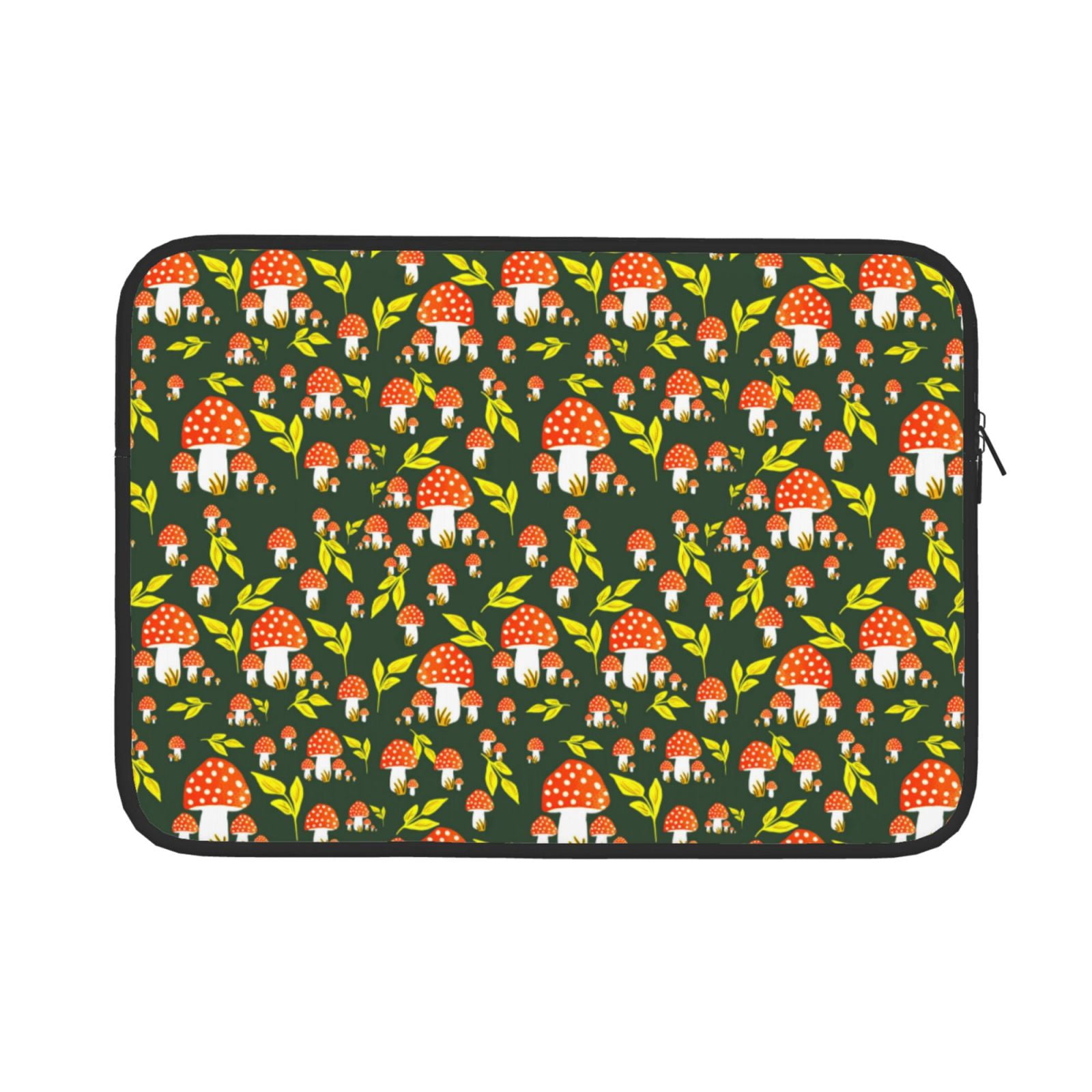 Bingfone Mushroom Leaf Laptop Sleeve Case 13 inch , 360° Protective ...