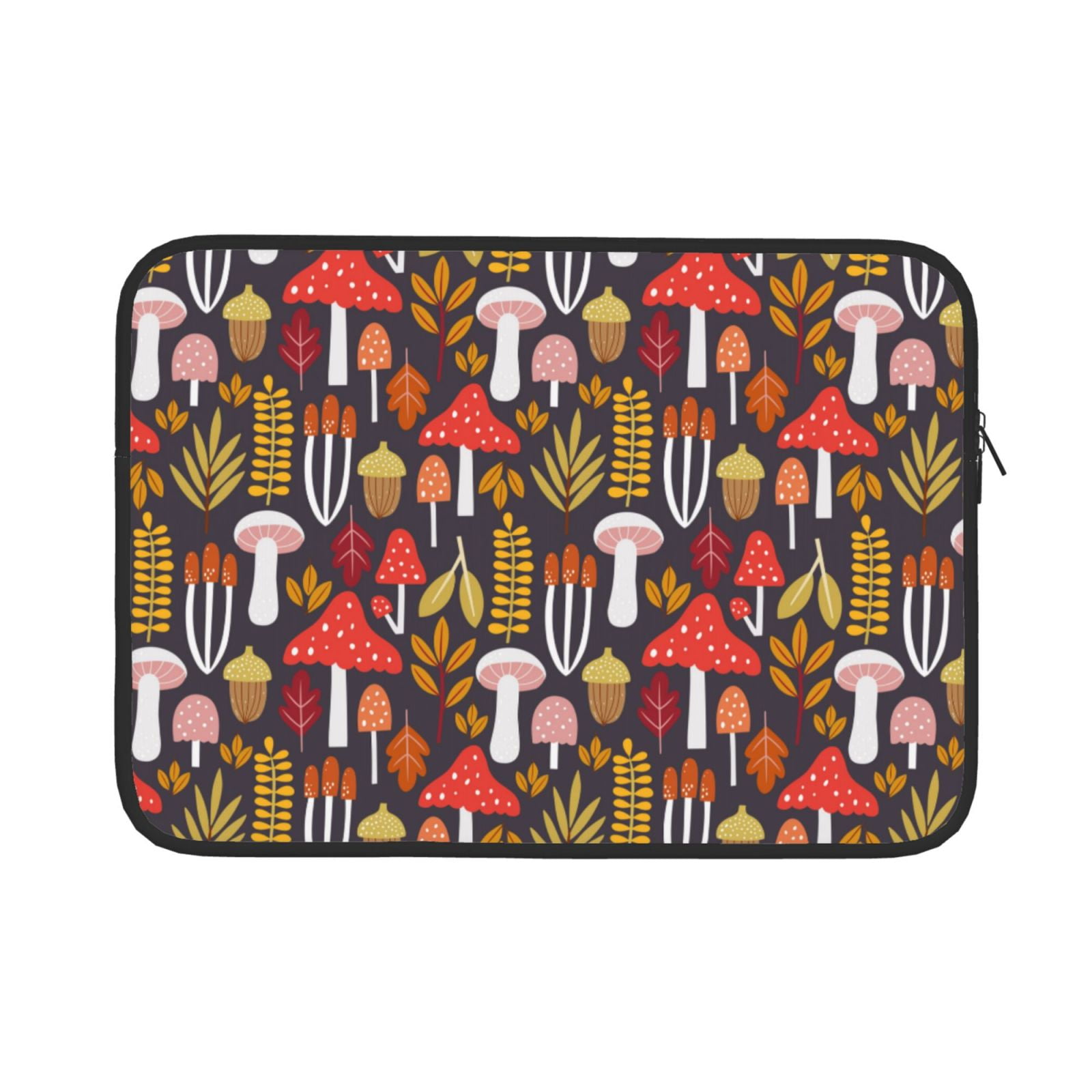 Bingfone Mushrooms And Leaves Laptop Sleeve Case 13 inch , 360 ...